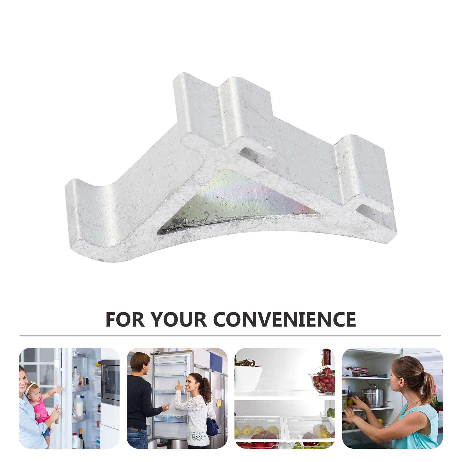 BESTYASH freezer clamp Freezer Shelf Clips Light Grey 8Pcs - Walmart.com