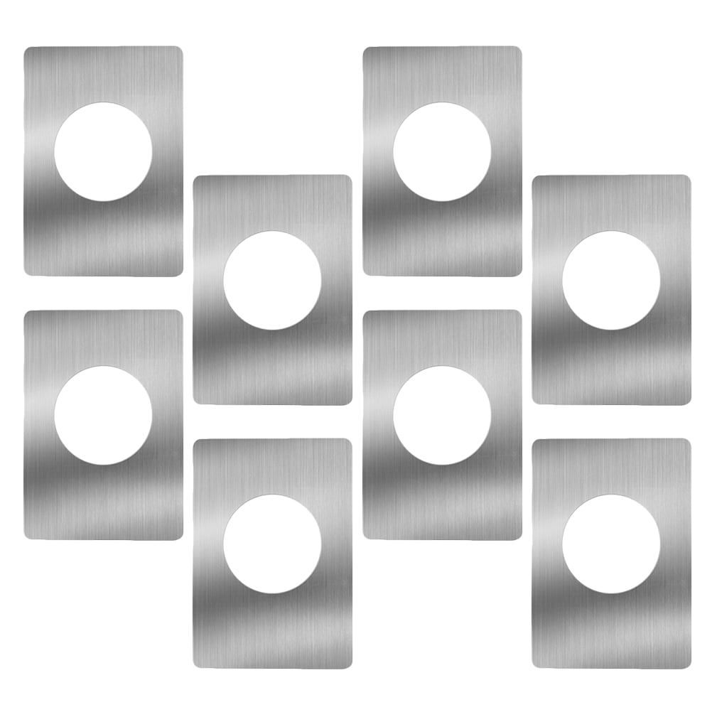 WORGEOUS 8Pcs Door Knob Plate Door Hole Cover Plates Deadbolt Repair ...