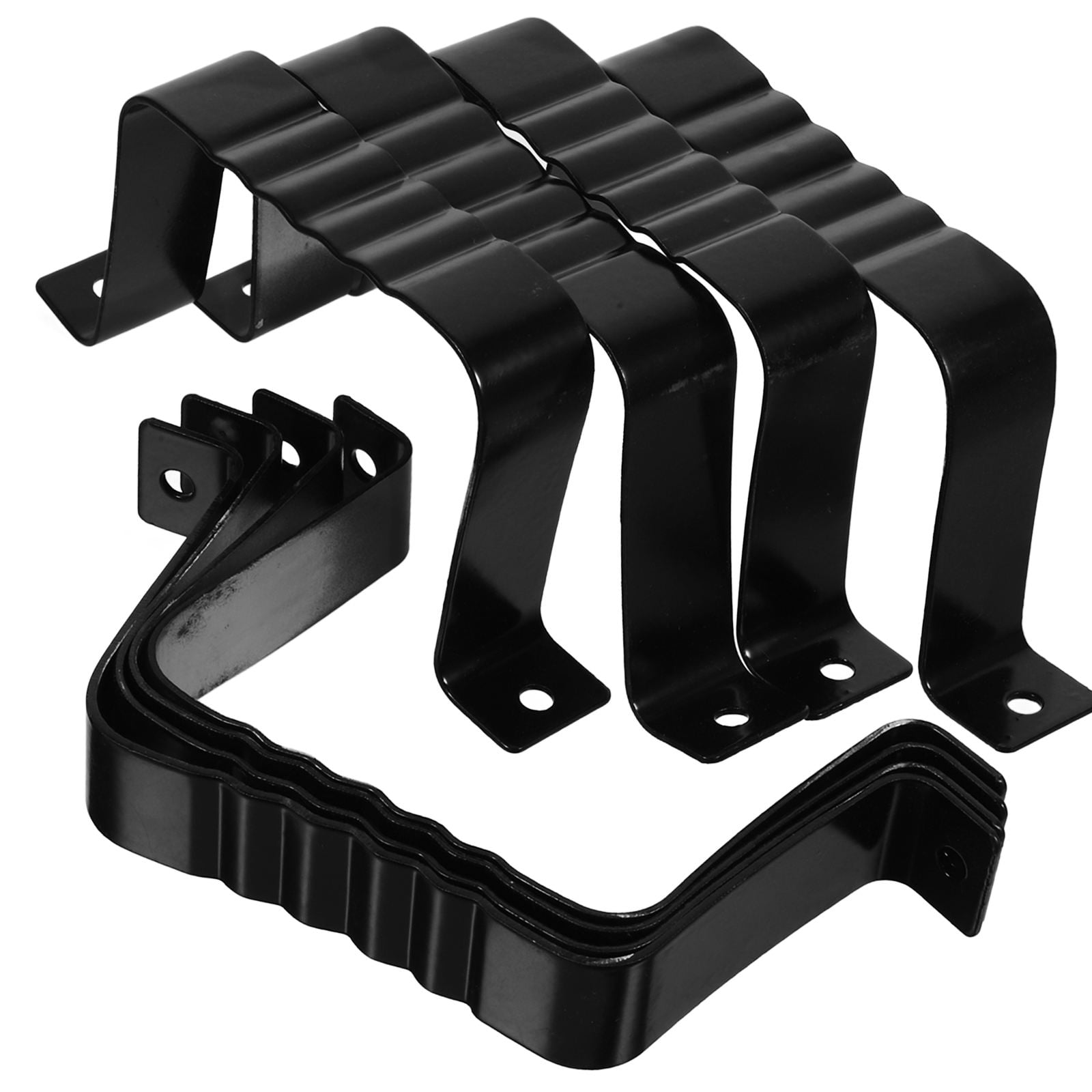 WORGEOUS 8Pcs Downspout Adapter Strap Gutter Adapter Rain Gutter Leader ...