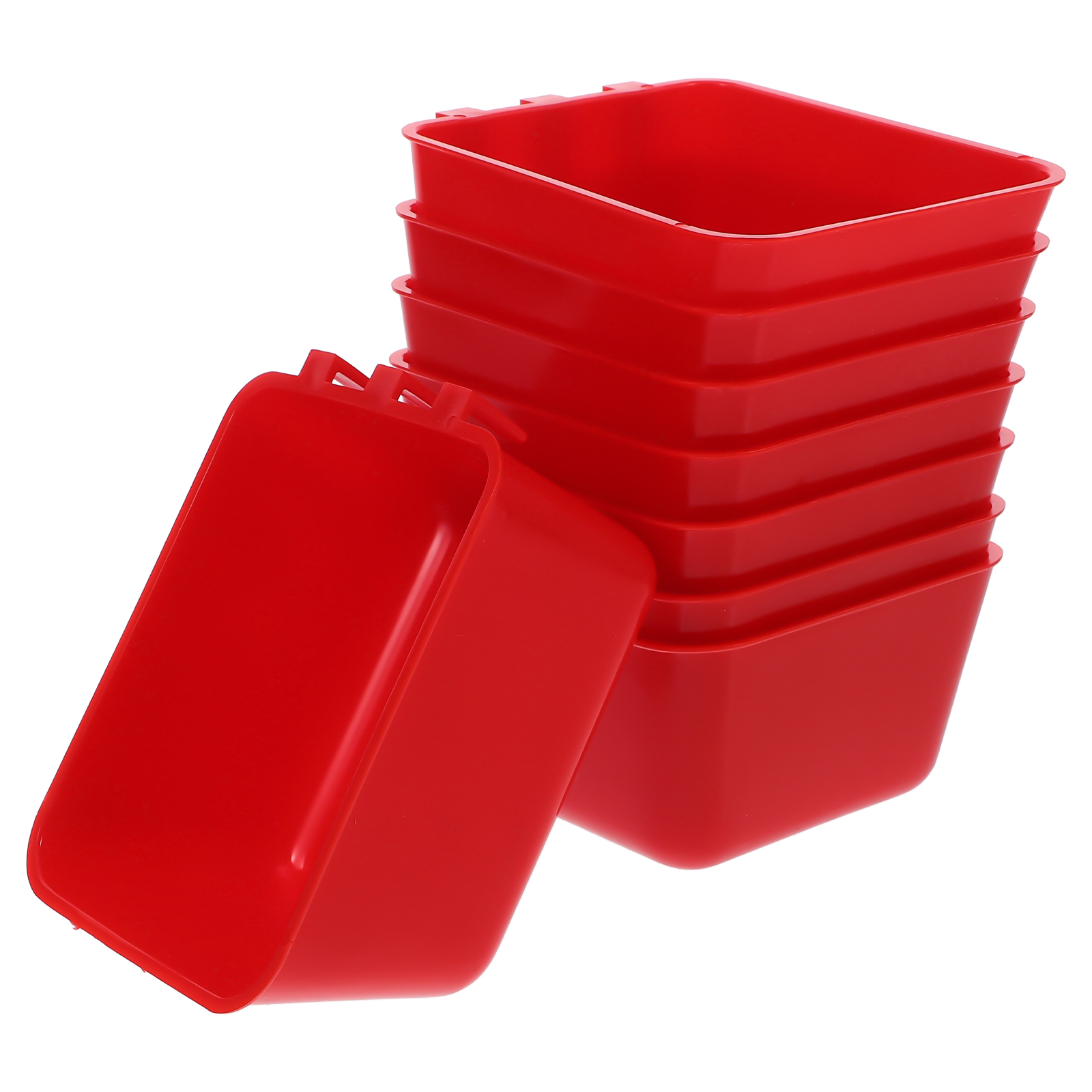 WORGEOUS 8pcs Bird Cage Cups Rabbit Water Food Hanging Box Wire Cage ...