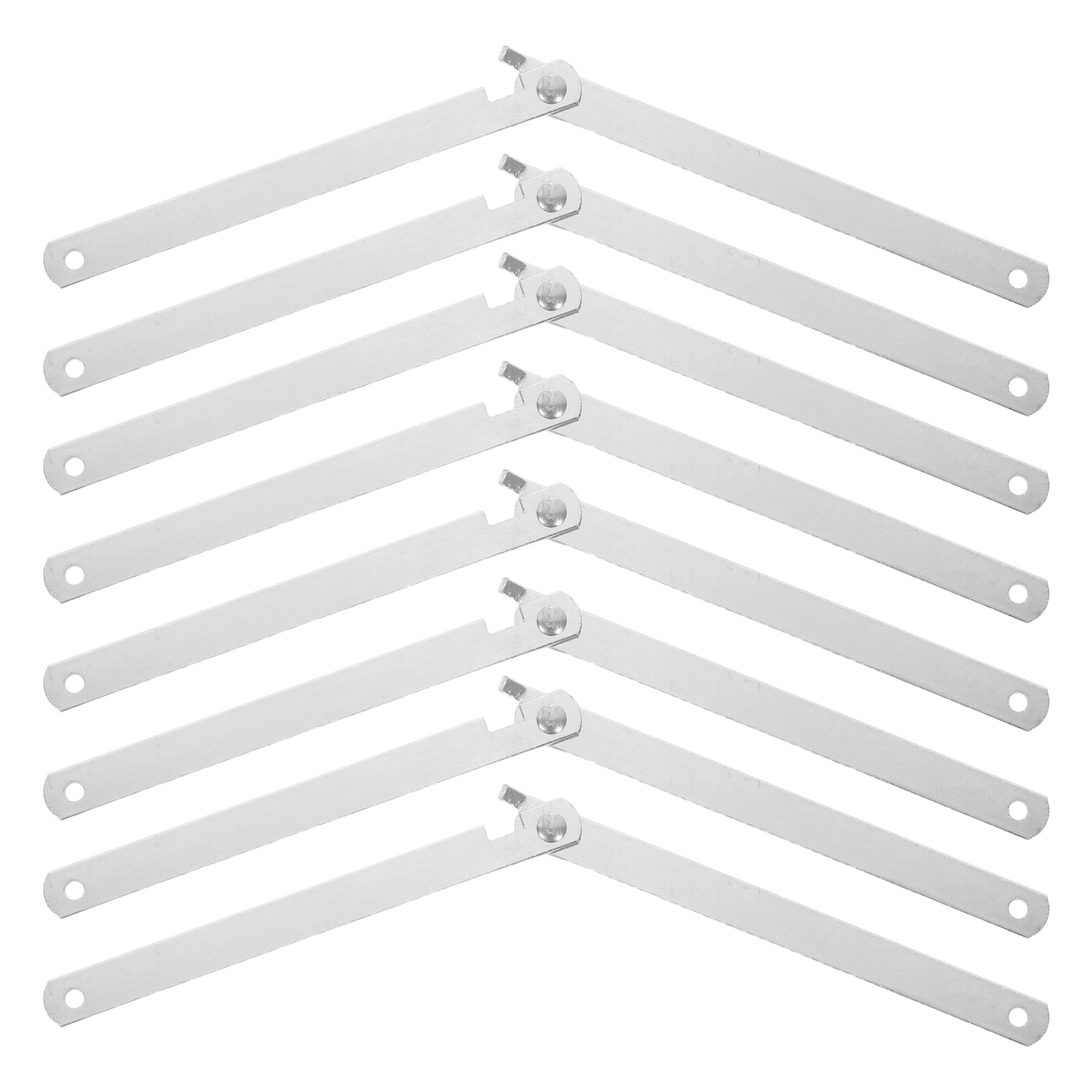 WORGEOUS 8pcs Cabinet Door Support Pull Rod Adjustable Telescopic Roman ...