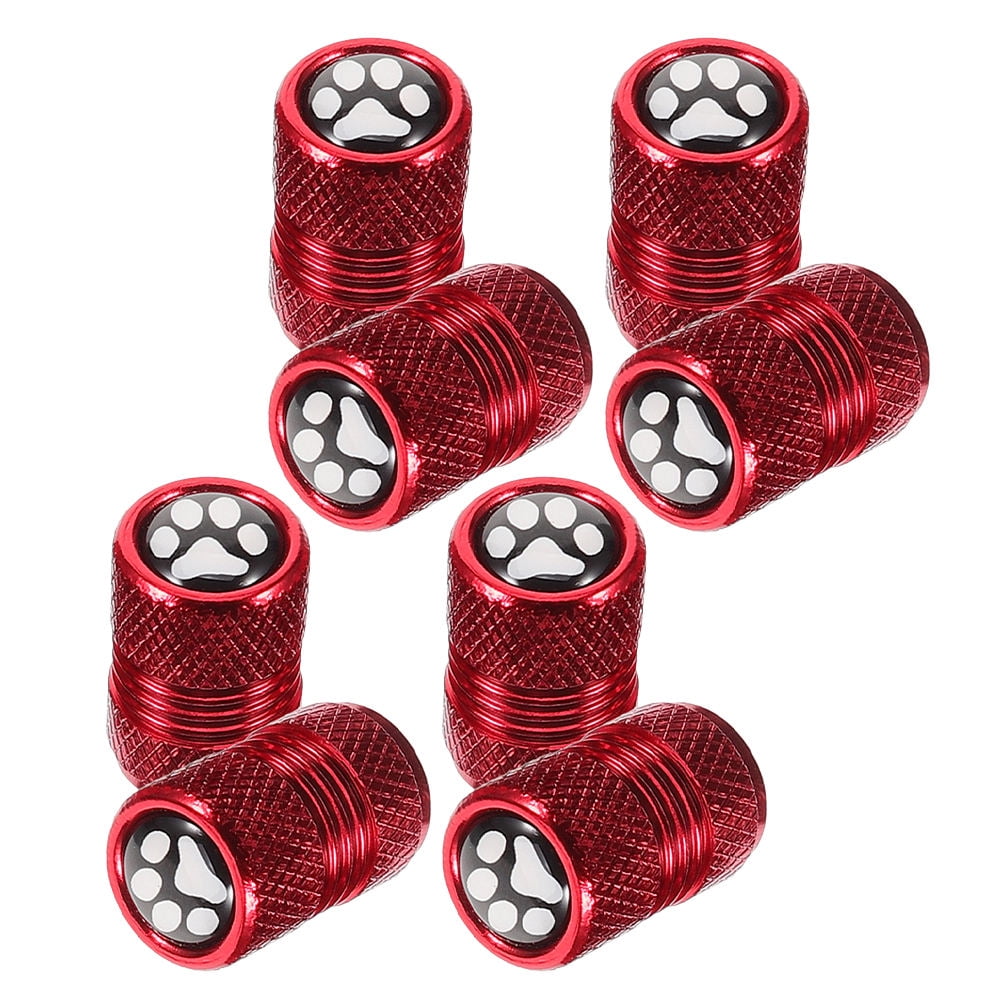 WORGEOUS 8pcs Car Tire Valve Stem Caps Cat Dog Paw Valve Stem Covers ...