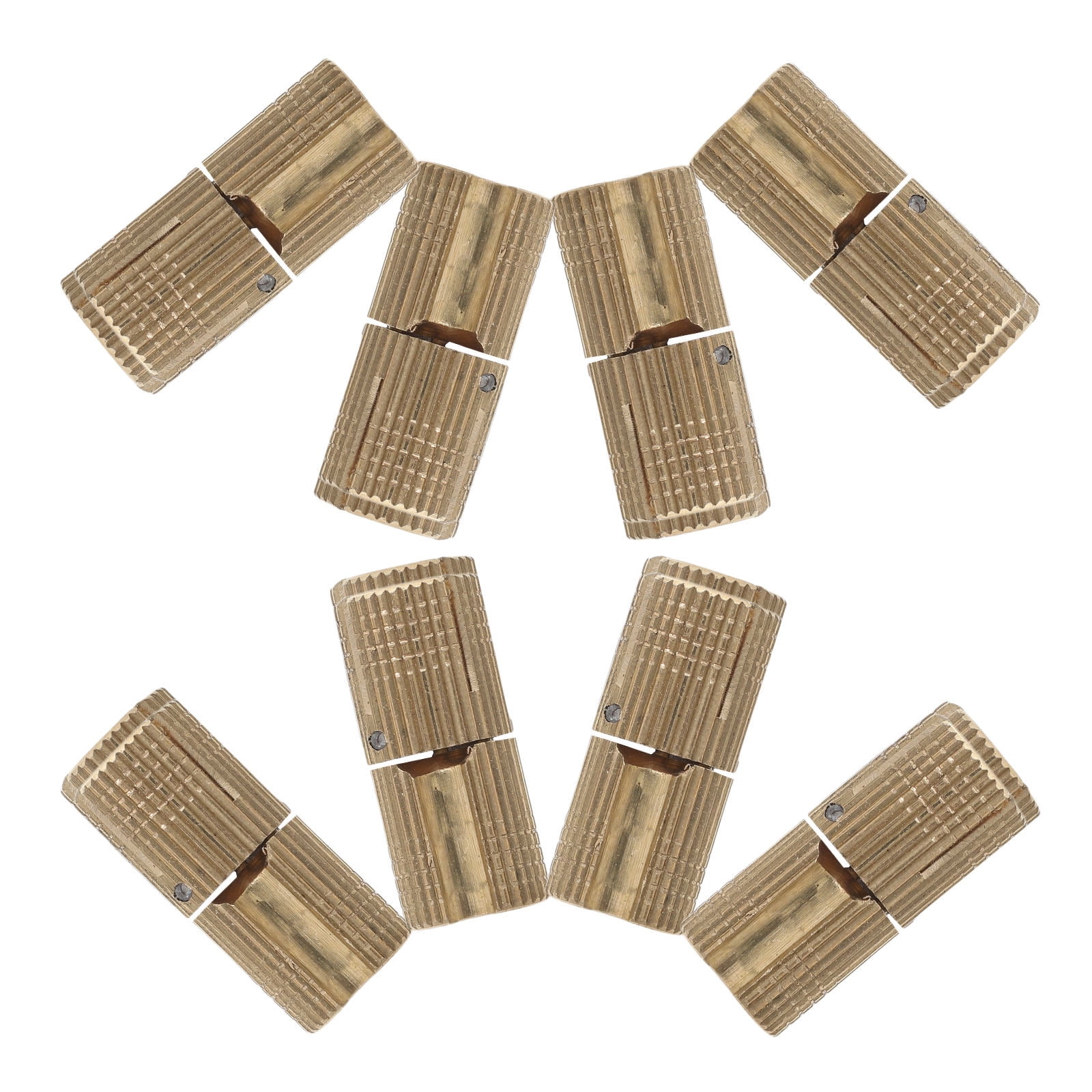 WORGEOUS 8pcs Concealed Brass Hinges for Jewelry Boxes and Wooden ...