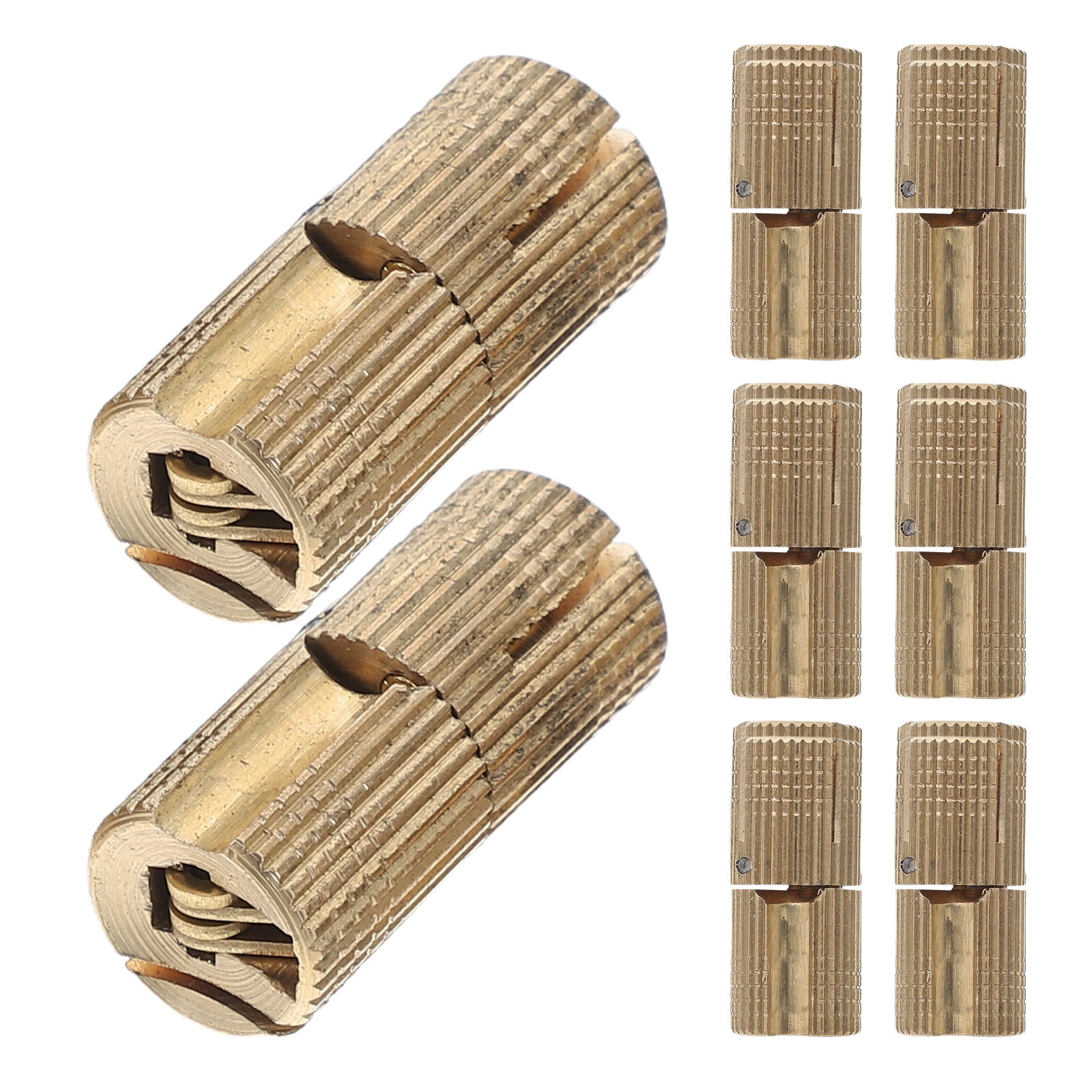 WORGEOUS 8pcs Hidden Brass Barrel Hinges for Jewelry Boxes and Cabinets ...