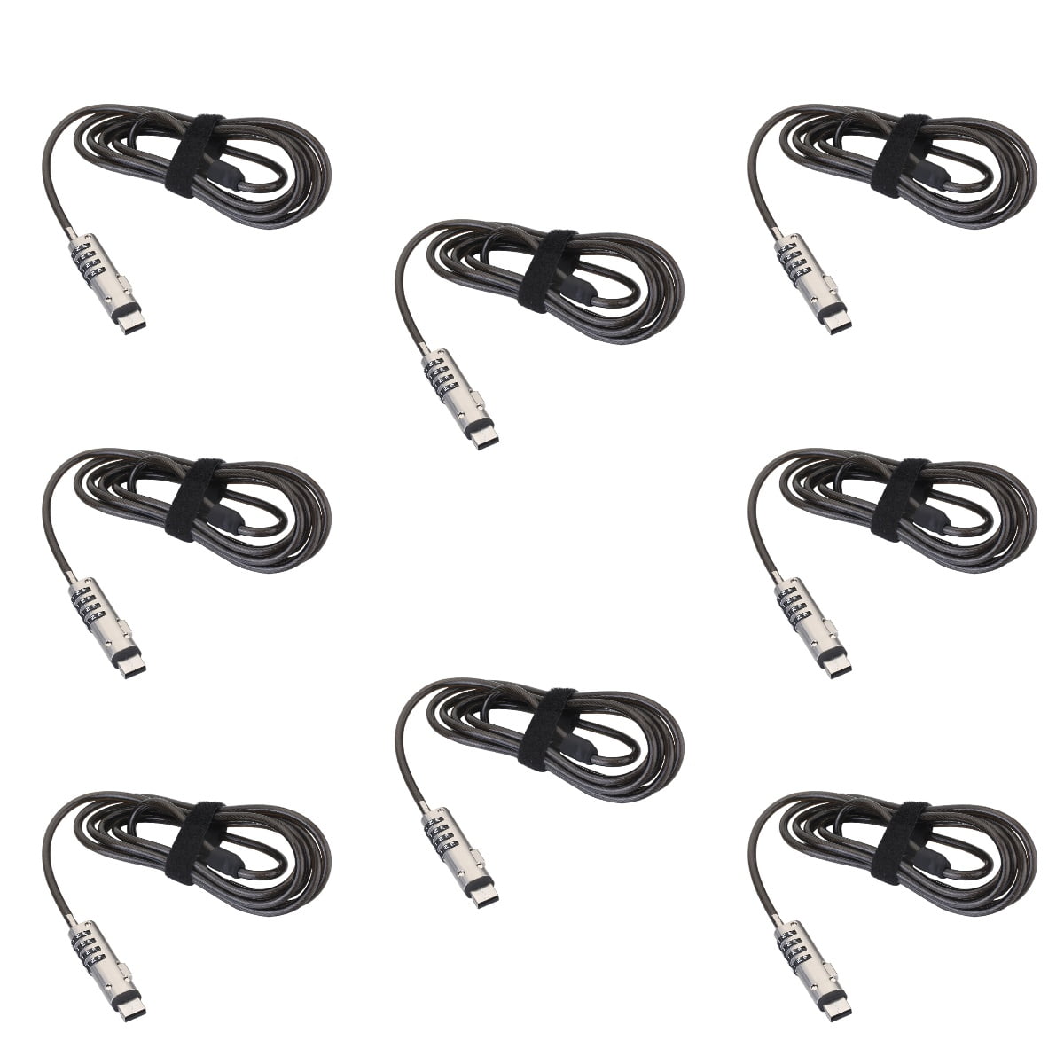 WORGEOUS 8pcs Laptop Computer Numeric Password Lock Portable Computer ...