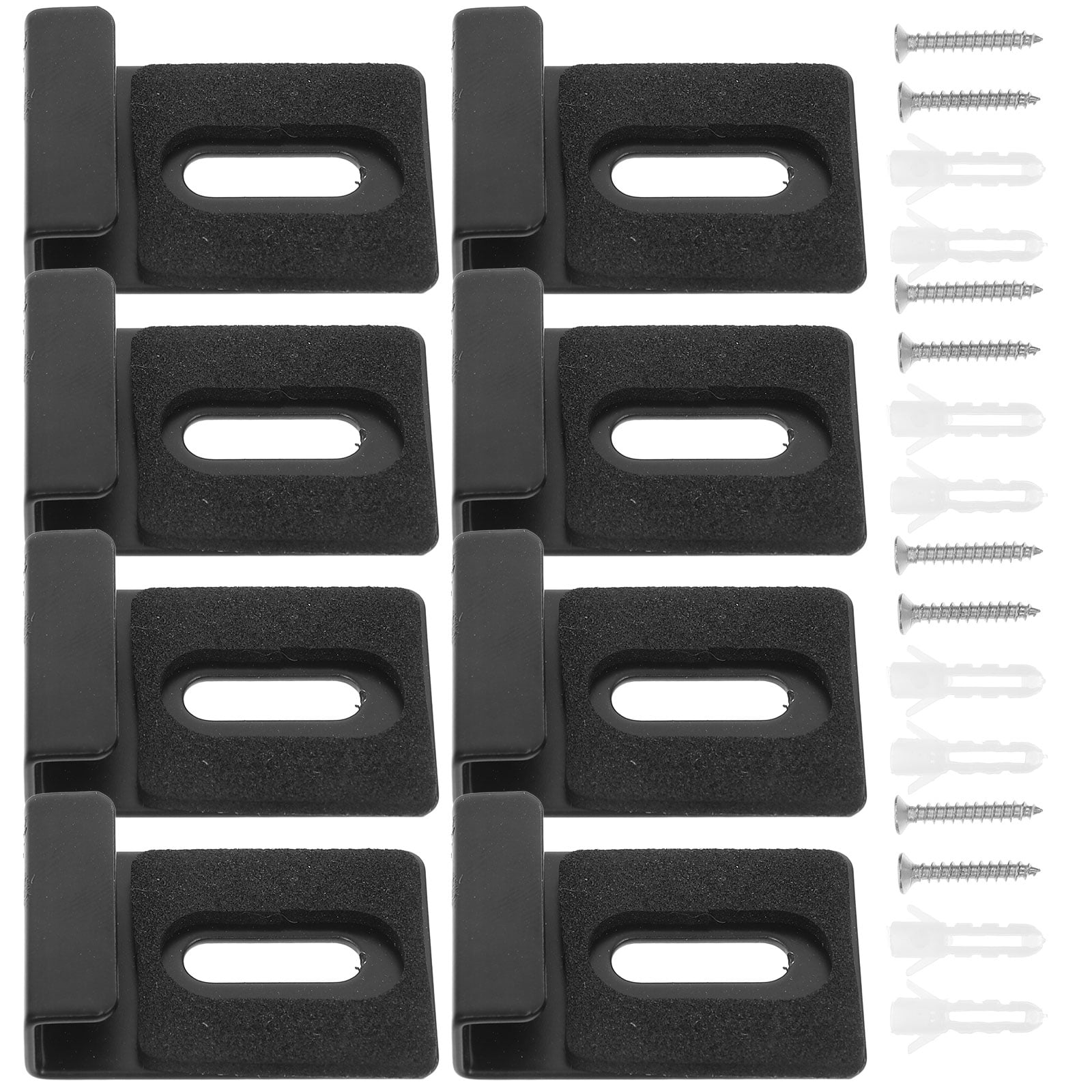 WORGEOUS 8pcs Metal Mirror Clips Heavy Duty Mirror Holder Kit with ...