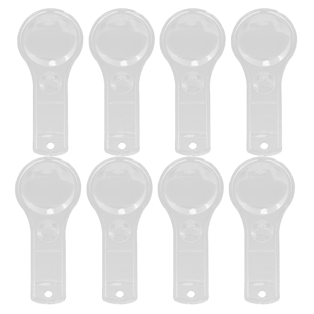 WORGEOUS 8pcs Mini Handheld Magnifying Glass 5X/10X for Reading Science ...