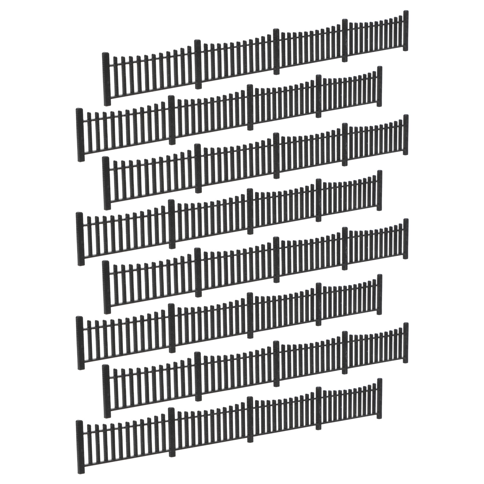 WORGEOUS 8pcs Miniature Garden Fence Fairy Garden Picket Fence Small ...