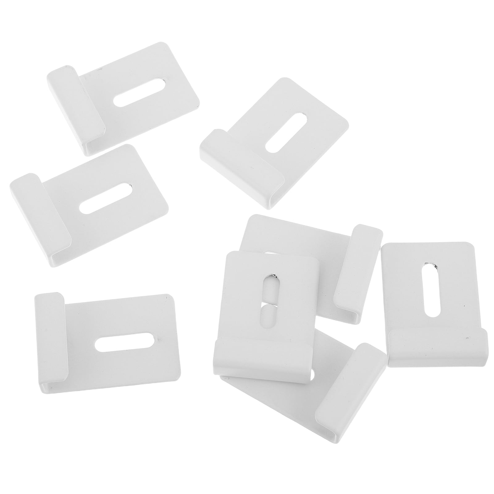 WORGEOUS 8pcs Mirror Clamps for Wall Bathroom Glass Mirror Clips Wall ...