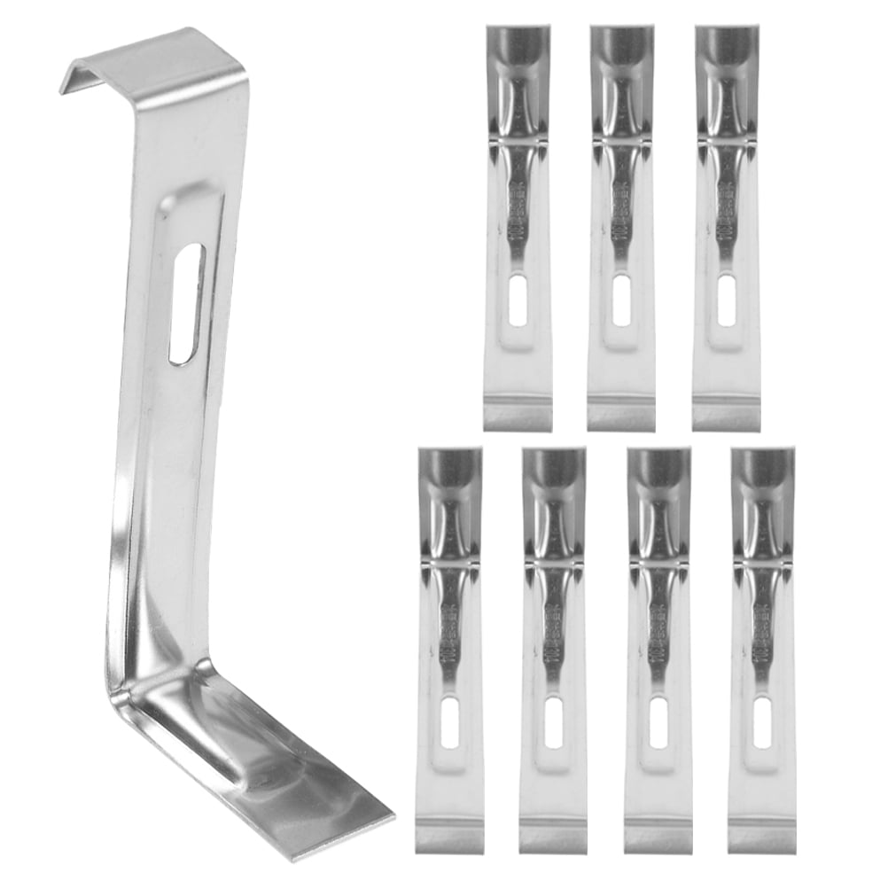 WORGEOUS 8pcs Non-Skid Roof Clips for Tile Installation Stainless Steel ...