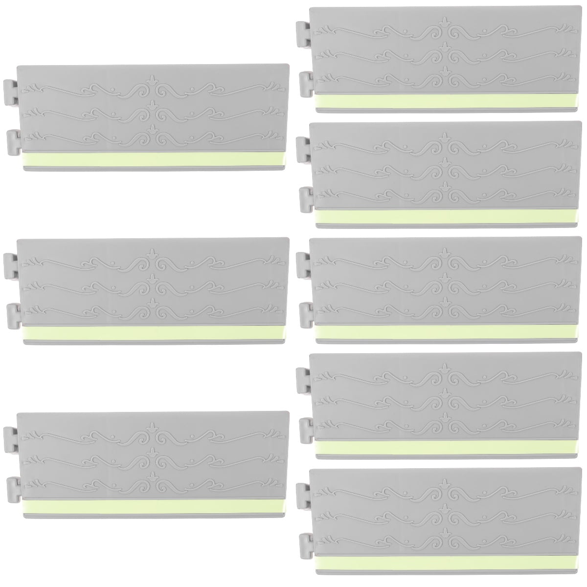 WORGEOUS 8pcs Plastic Sweeping Robots Ramp Home Ramp Pad Vacuum Cleaner ...