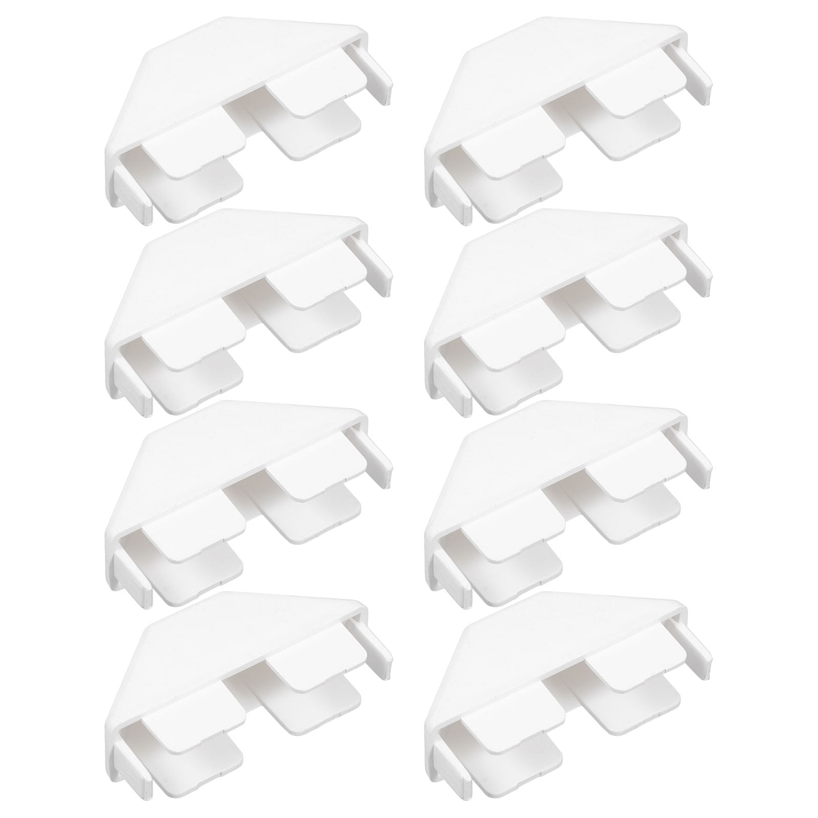 WORGEOUS 8pcs Pvc Fence Post Cap Outdoor Fence Parts Pvc Fence Caps Pvc ...