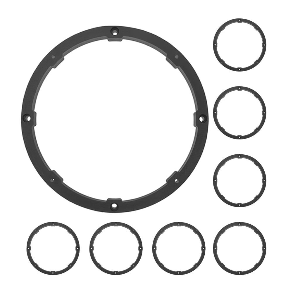 WORGEOUS 8pcs Universal Car Audio Speaker Adapter Rings Plastic Spacer ...