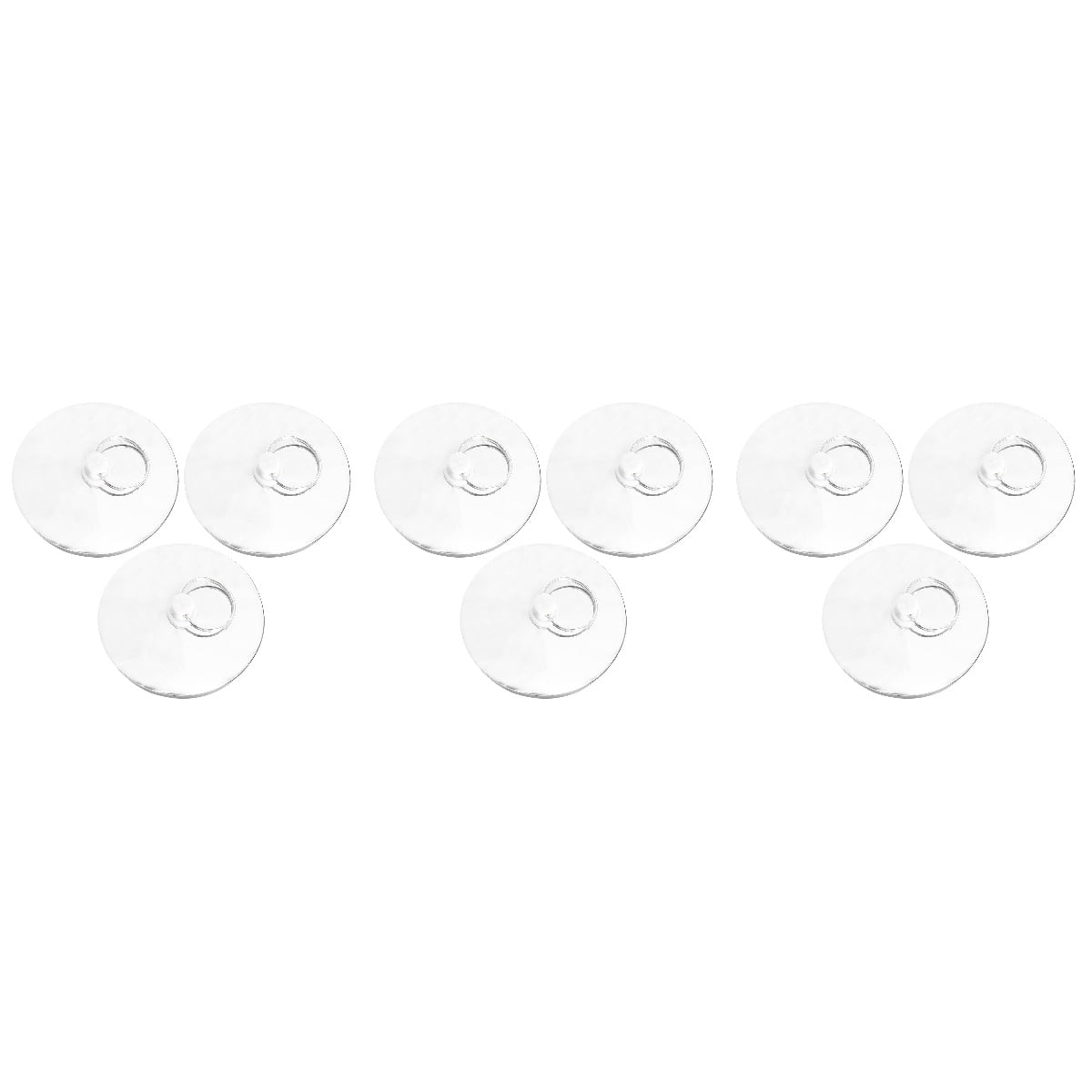 WORGEOUS 9 pcs Suction Sink Stopper Household Bathtub Stopper Practical ...