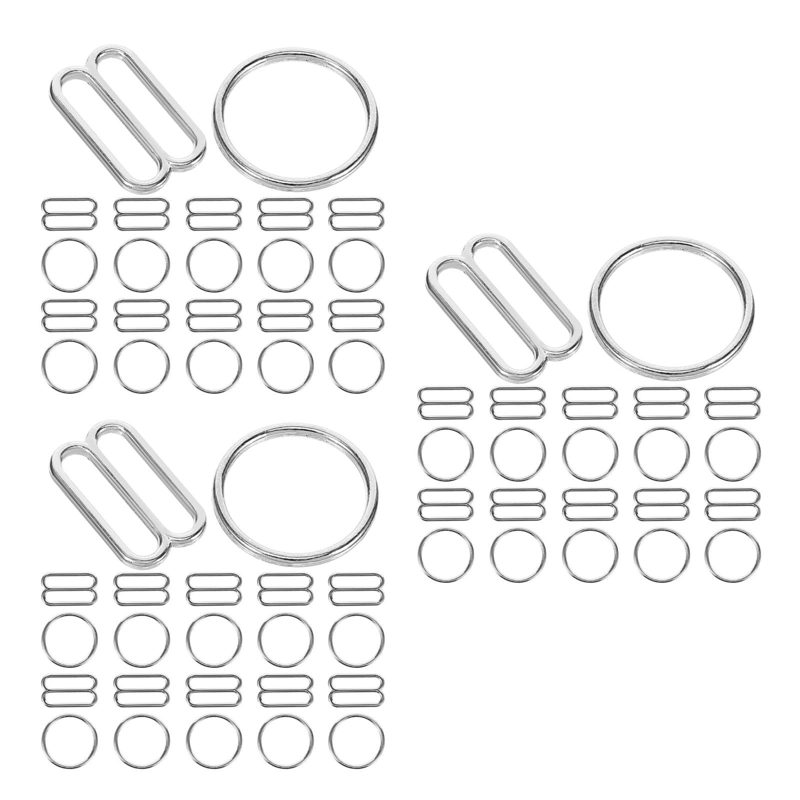 WHAMVOX HOMEMAXS 90 Pairs Mini 8 Shaped Strap Adjusters for Bras and ...
