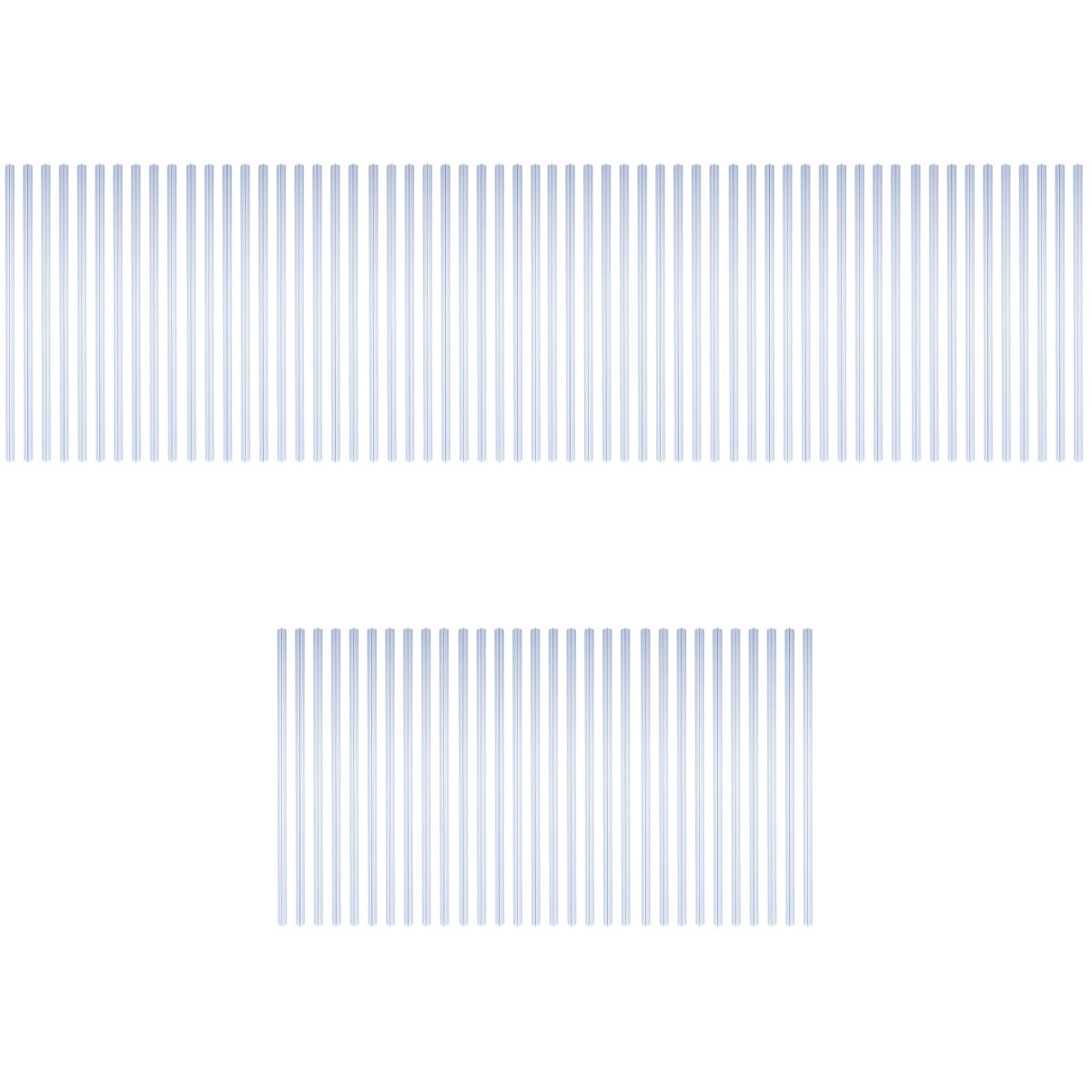 WORGEOUS 90 pcs Bookbinding Slide Binders Spine Bars Slide Grip Binding ...