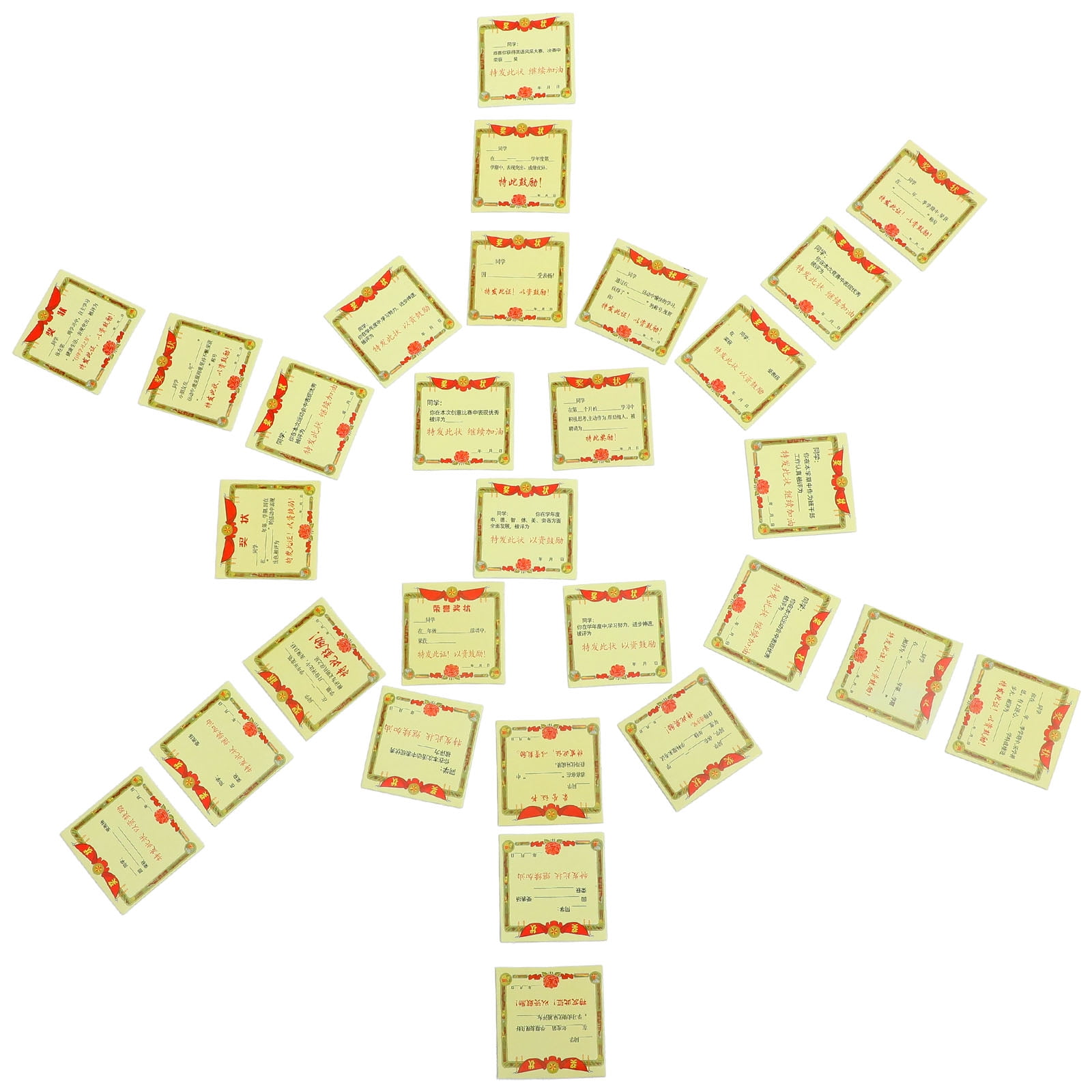 WORGEOUS 90Pcs Thick Award Certificates Sticker Set for Volunteers and ...