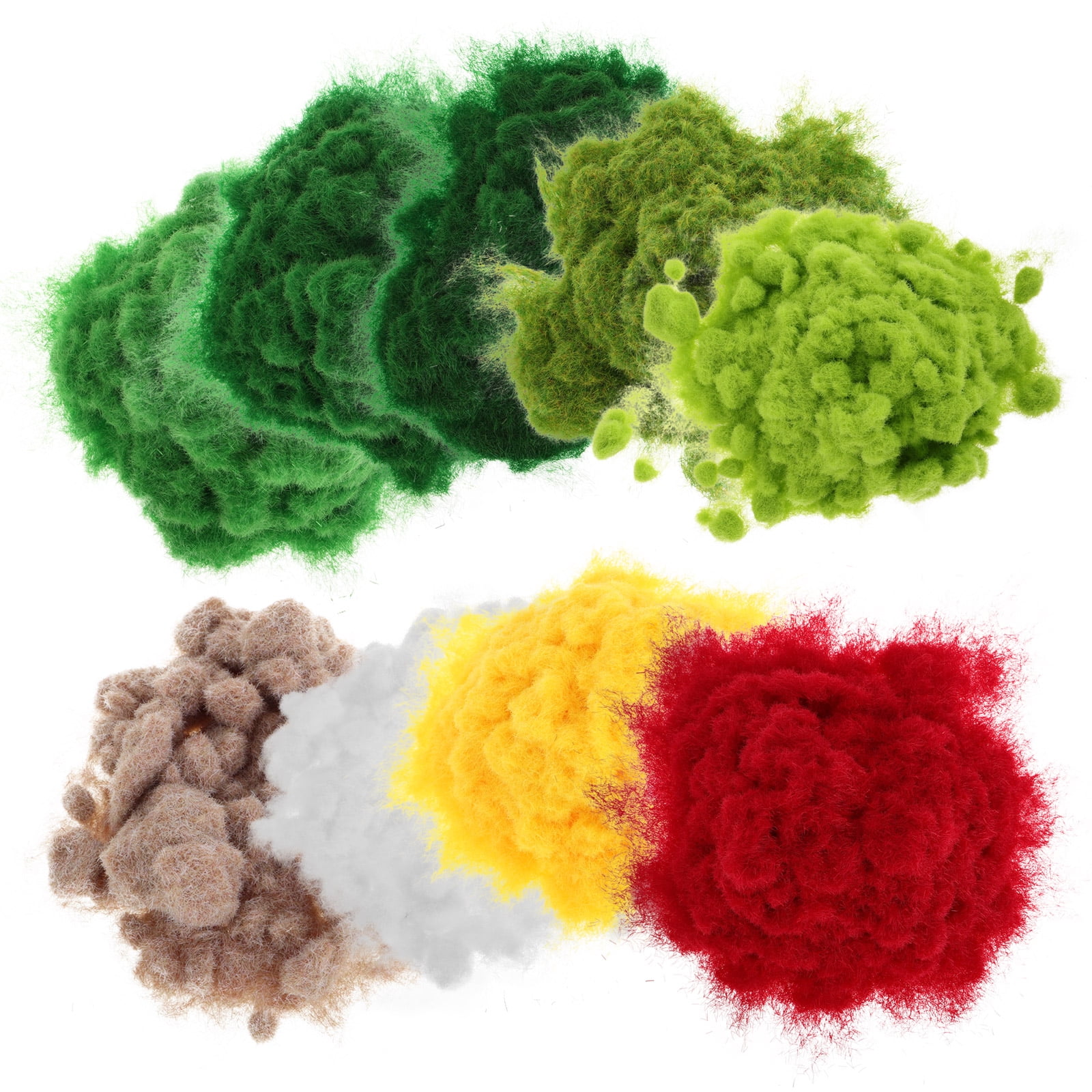 WORGEOUS 9pcs Miniature Powder Grass Micro Landscape Grass Diorama ...