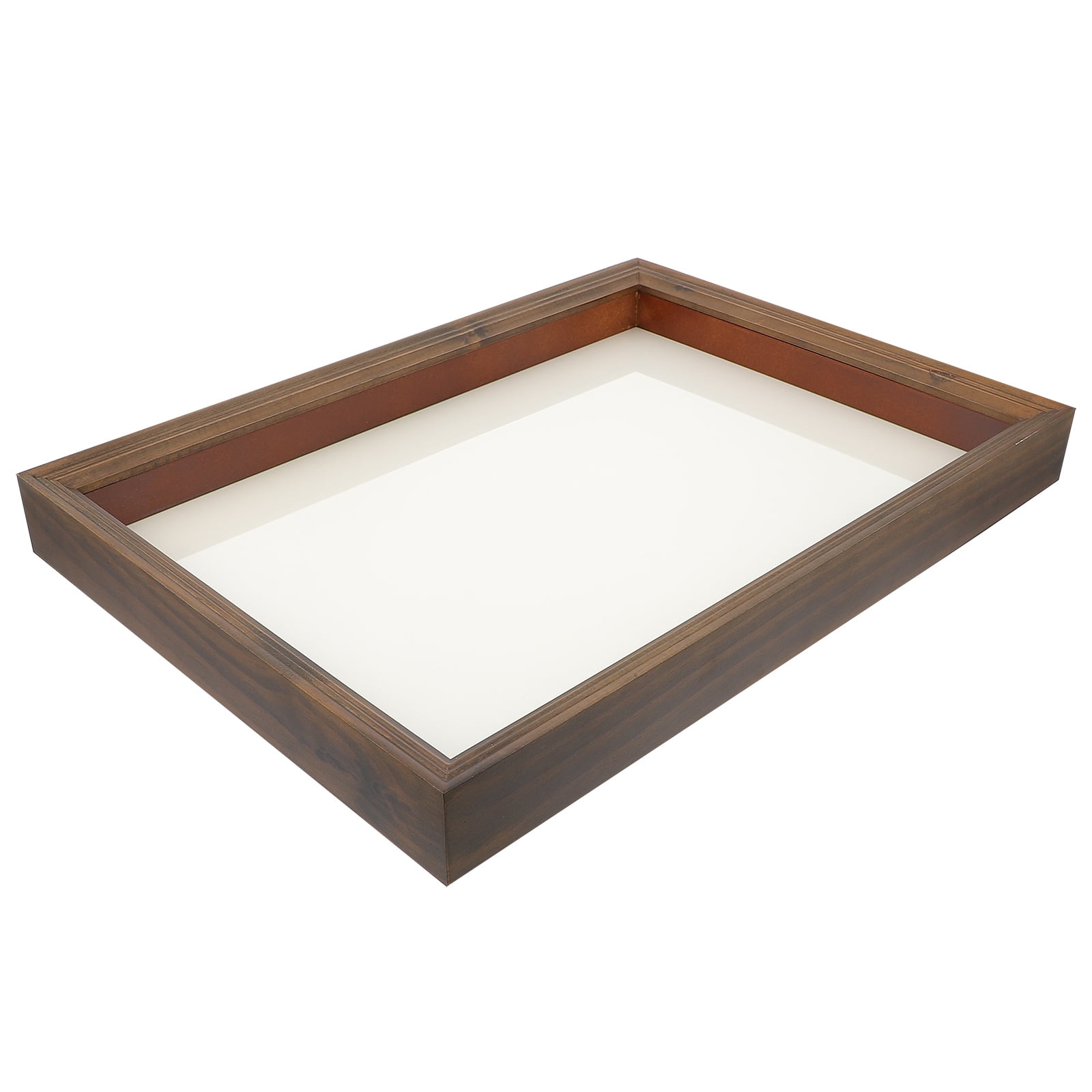 WORGEOUS A3 Size Wood Shadow Box Displaying Memory Box Frame for Medal ...