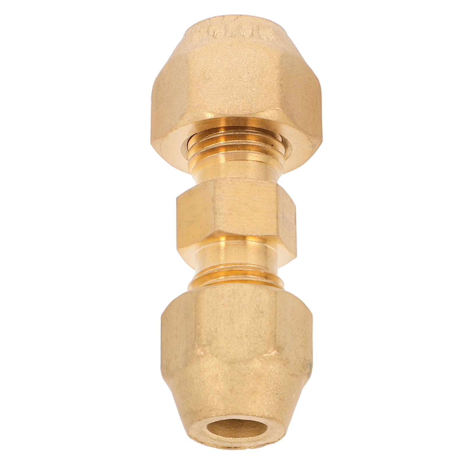 WORGEOUS Tube Coupler Adapter Air Conditioning Pipe Connector Golden ...
