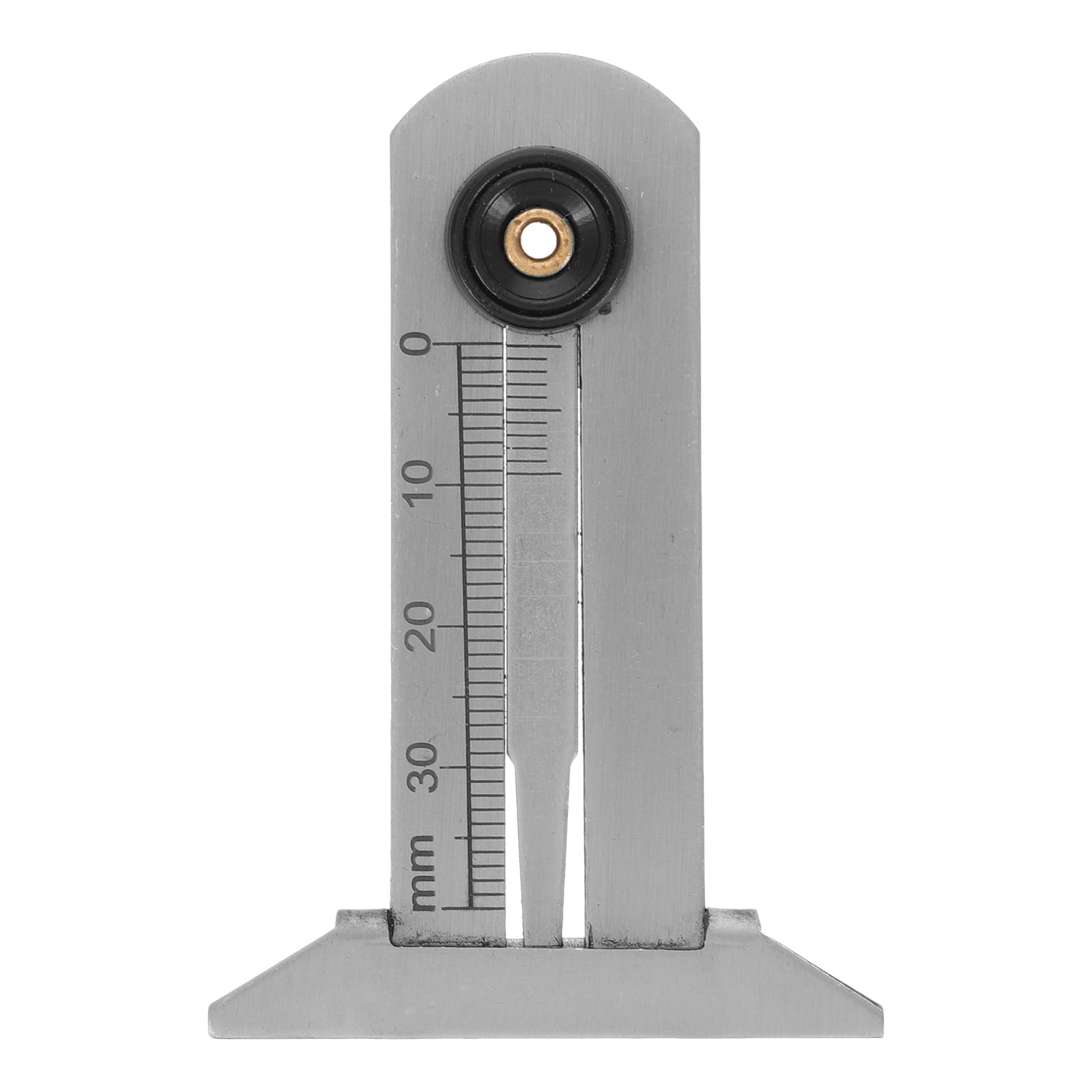 WORGEOUS Accurate Tire Tread Depth Gauge 0-30mm Depth Measuring Tool ...