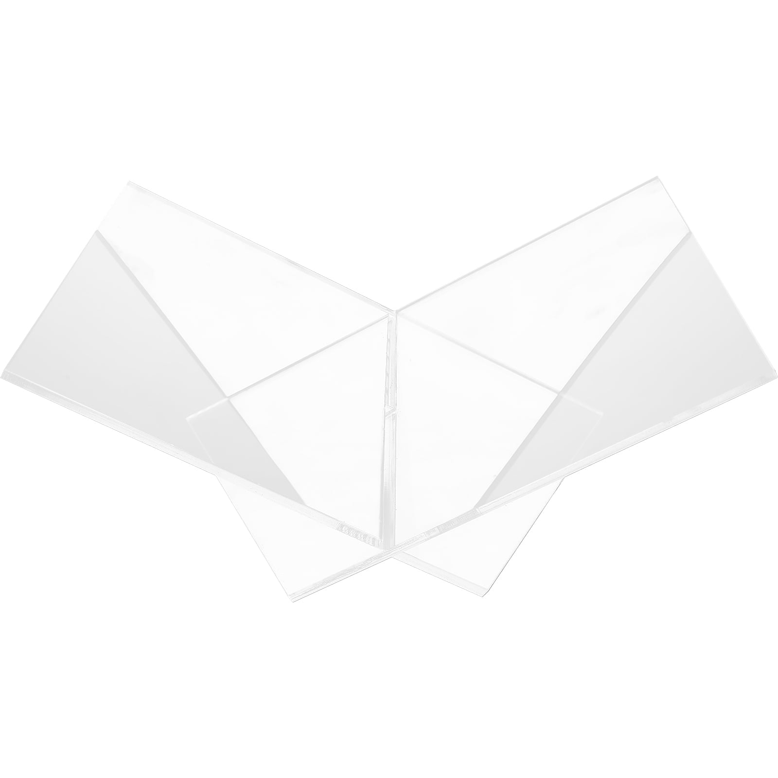 WORGEOUS Acrylic Book Holder Stable X Shaped Book Display Stand Book ...