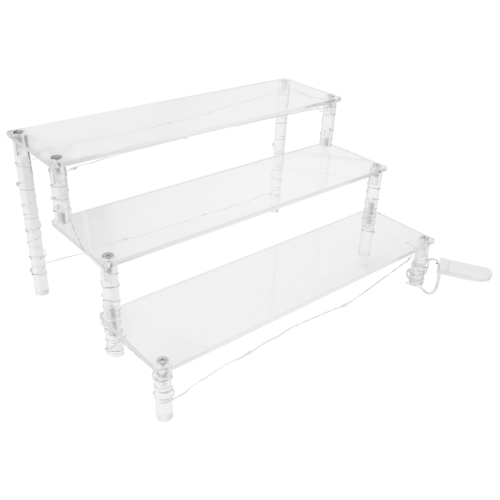 WORGEOUS Acrylic Display Stand Space-saving Transparent Rack - Walmart.com