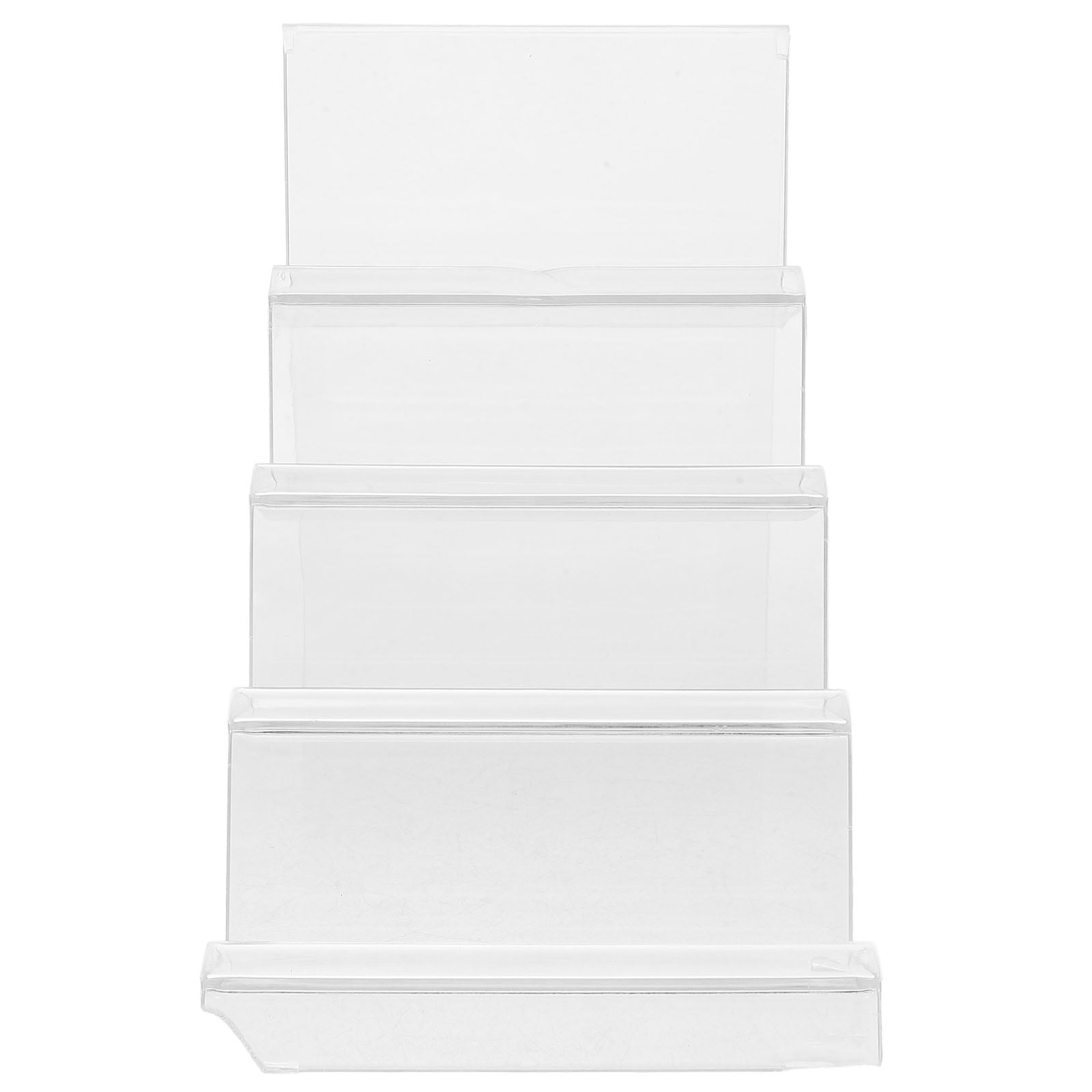 WORGEOUS Acrylic Riser Display Shelf Wallet Display Stand Shop 4-Tier ...