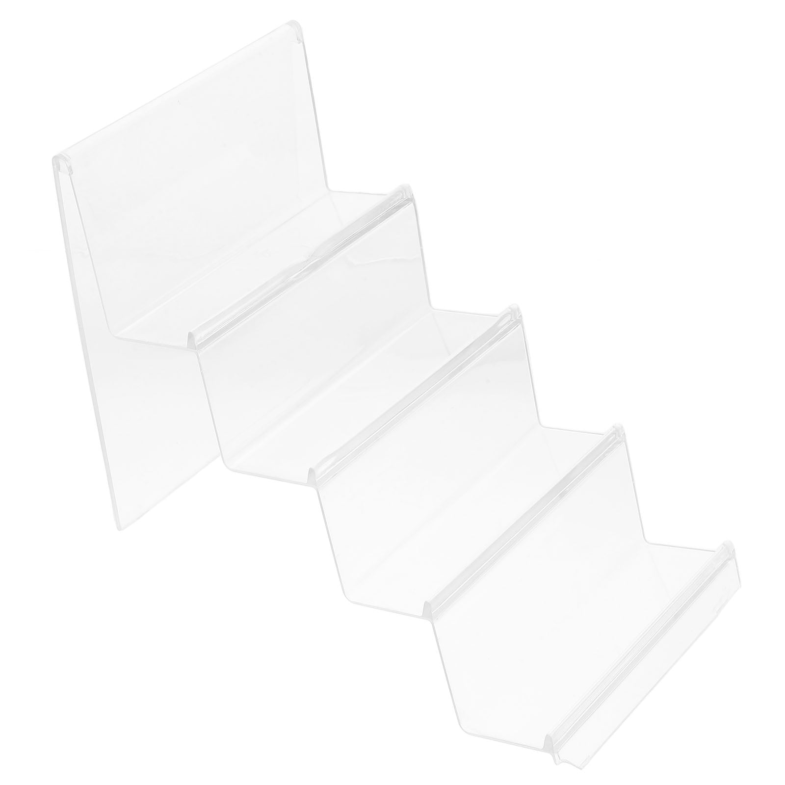 WORGEOUS Acrylic Riser Display Shelf Wallet Display Stand Shop 4-Tier ...