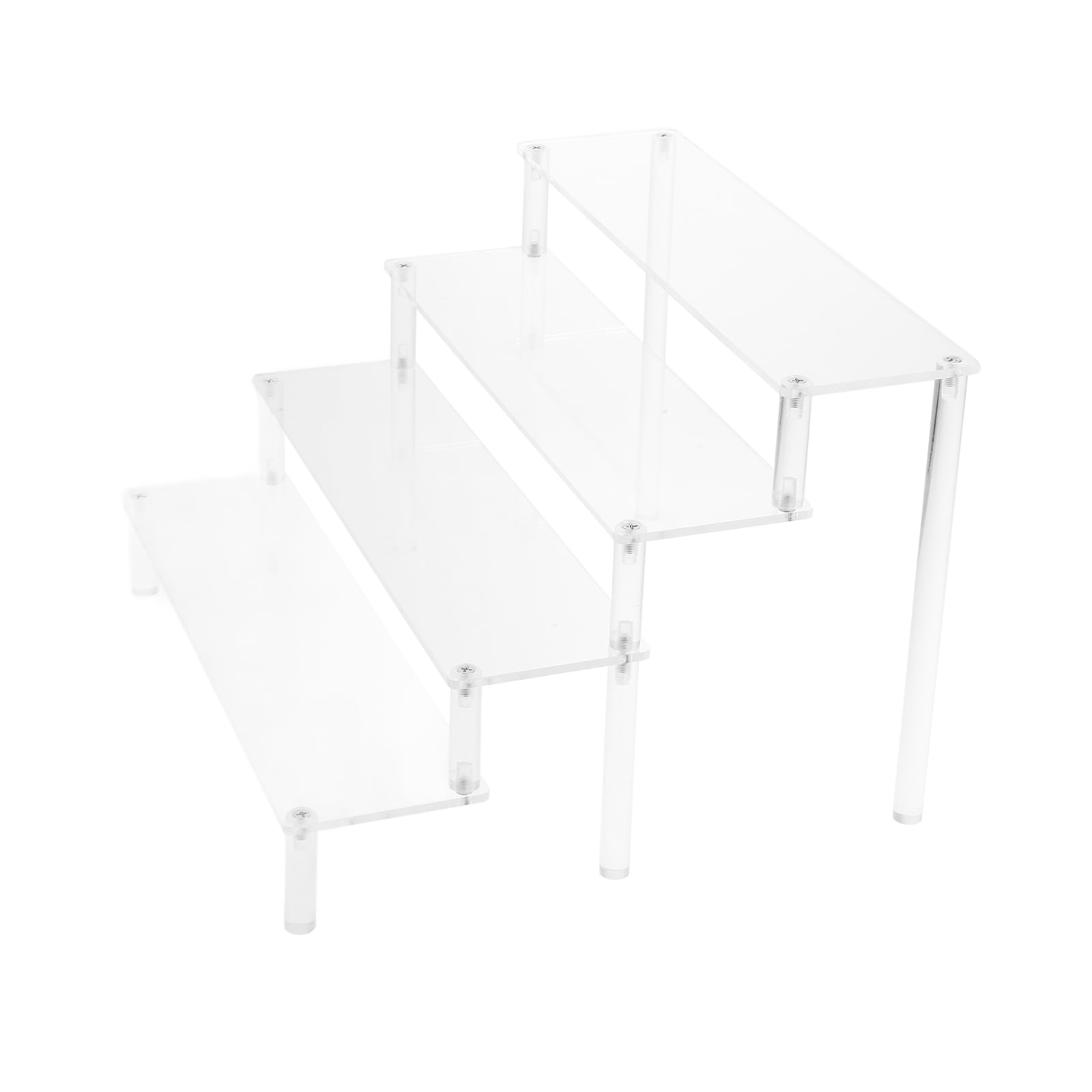 WORGEOUS Acrylic Statue Display Stand Stable 4-tier Action Figure Stand ...