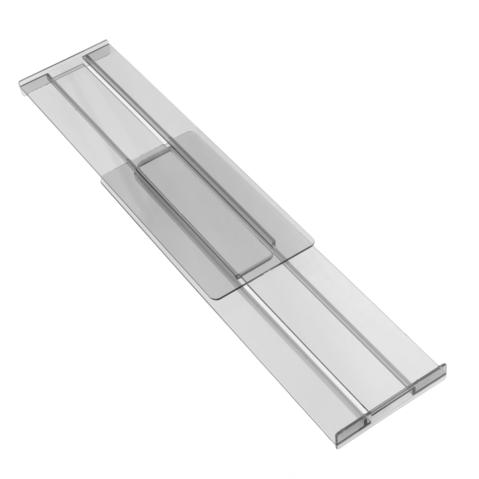 WORGEOUS Adjustable Clear Plastic Drawer Dividers Clear Plastic Drawer ...