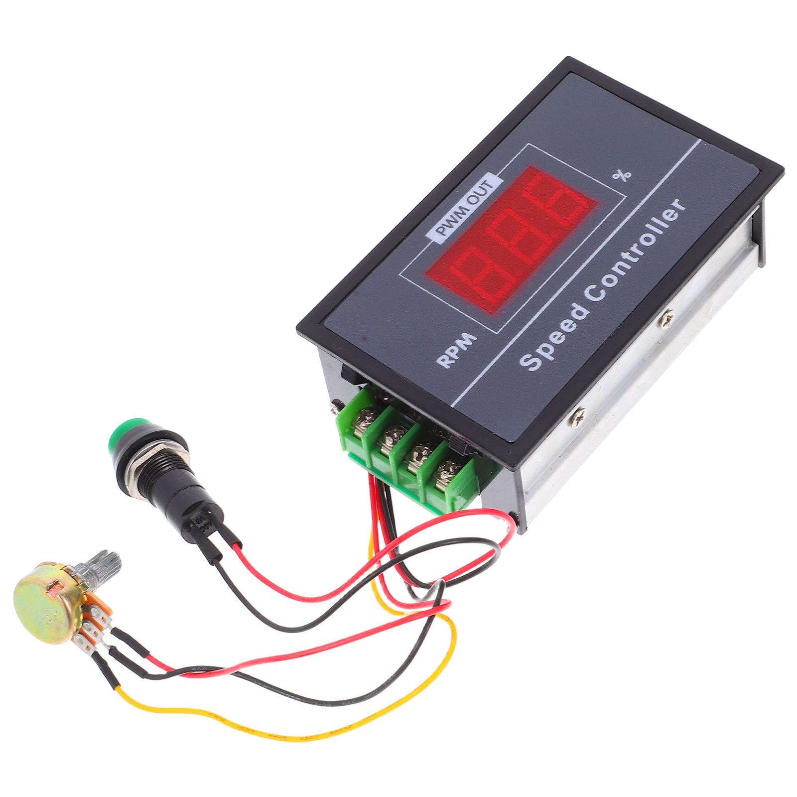 WORGEOUS Adjustable Pwm Dc Motor Speed Controller Motor Driver Controls ...