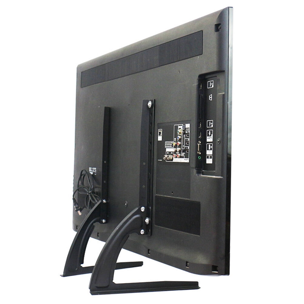 WORGEOUS Adjustable Triangle TV Stand Base Steel Black for Home Office ...