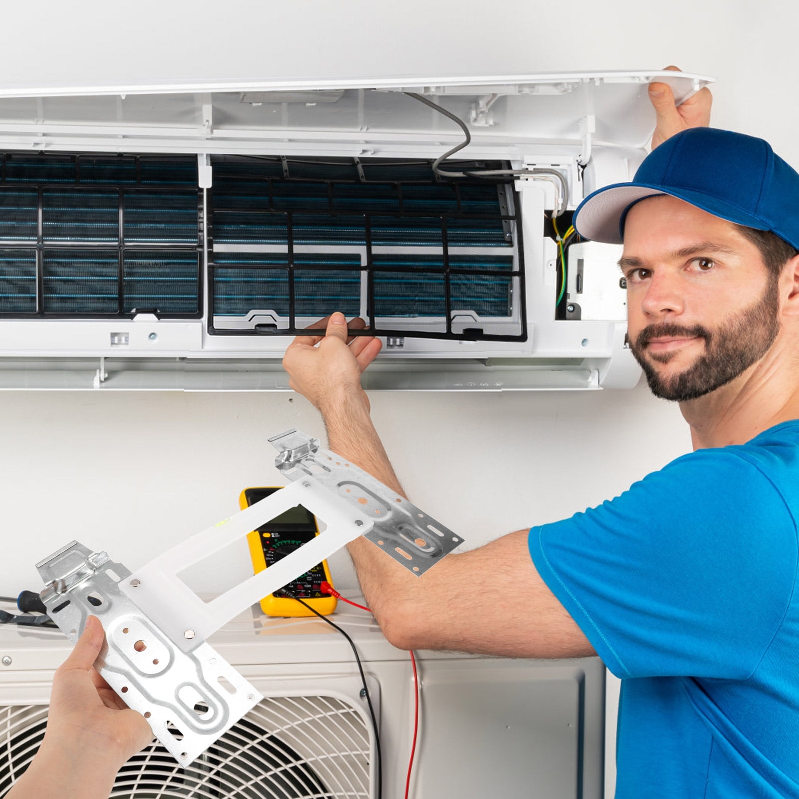 WORGEOUS Adjustable Wall Mount Bracket for AC Units Universal Indoor ...