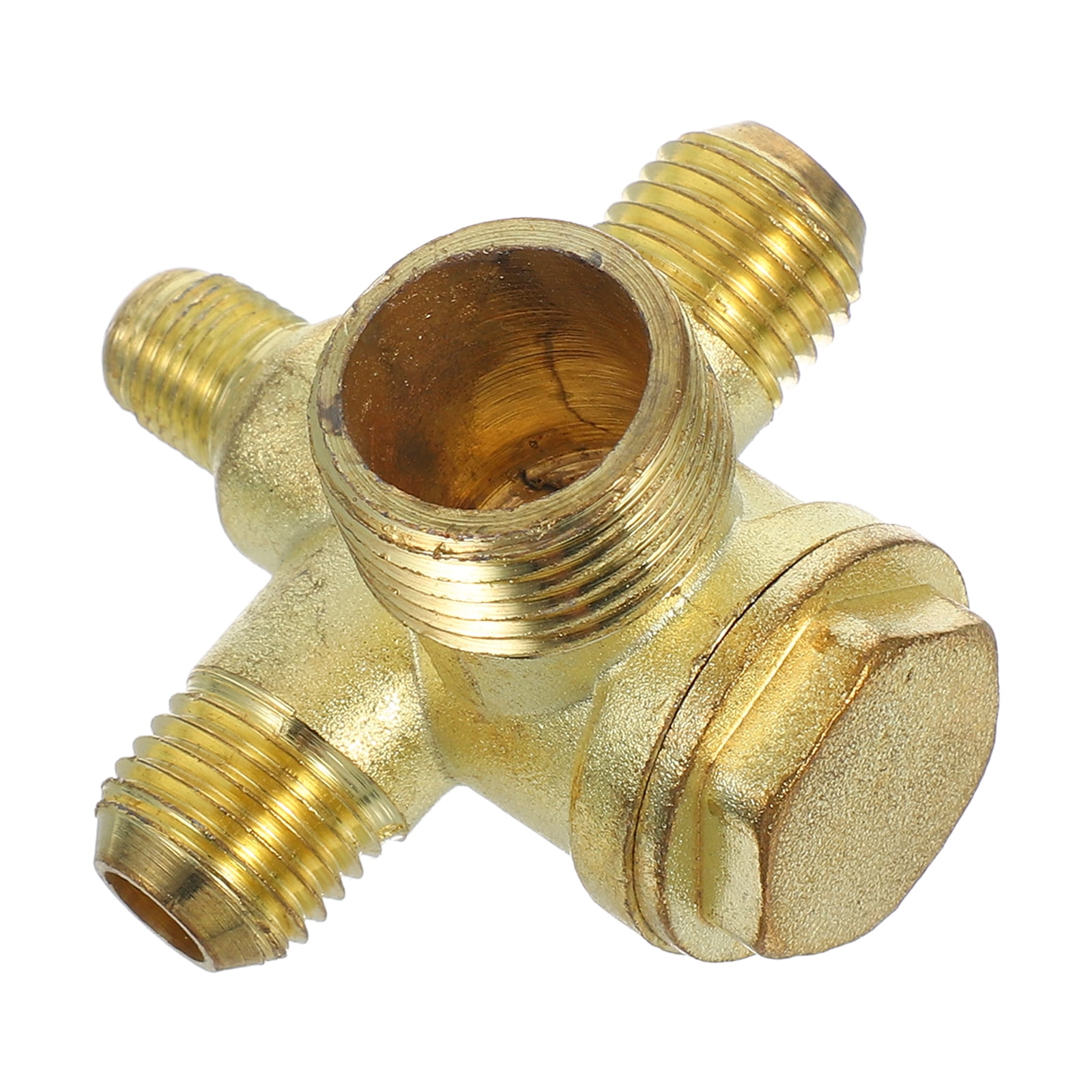 WORGEOUS Air Compressor Pressure Valve 4 Ways Threaded Non-Return Check ...