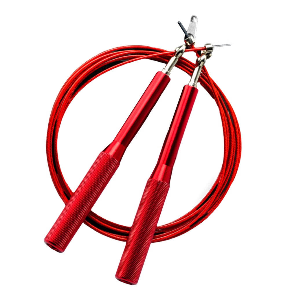WORGEOUS Aluminium Handle Steel Jumping Rope Metal Skipping Rope ...