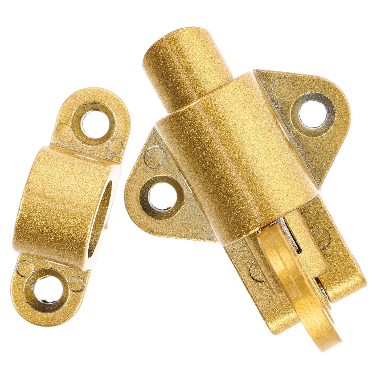 WORGEOUS Aluminum Alloy Self-Closing Door Lock Spring Loaded Latch ...