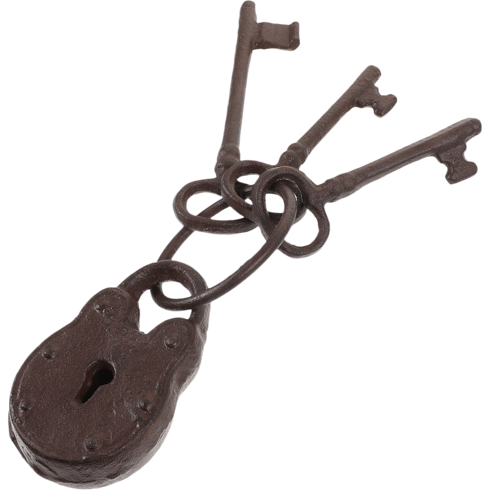 WORGEOUS Ancient Cast Iron Key Set Wall Hanging Vintage Pirate Keys ...