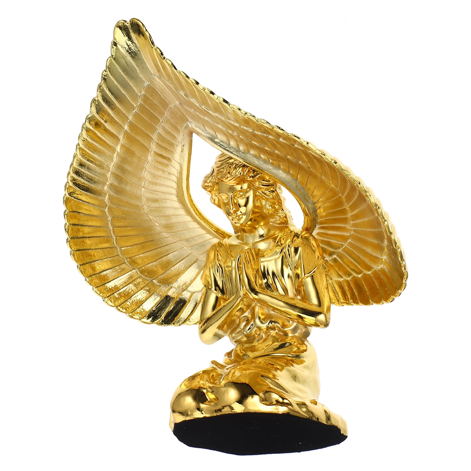 WORGEOUS Angel Craft Wings Wall Decor Figurines Candle Office Golden ...