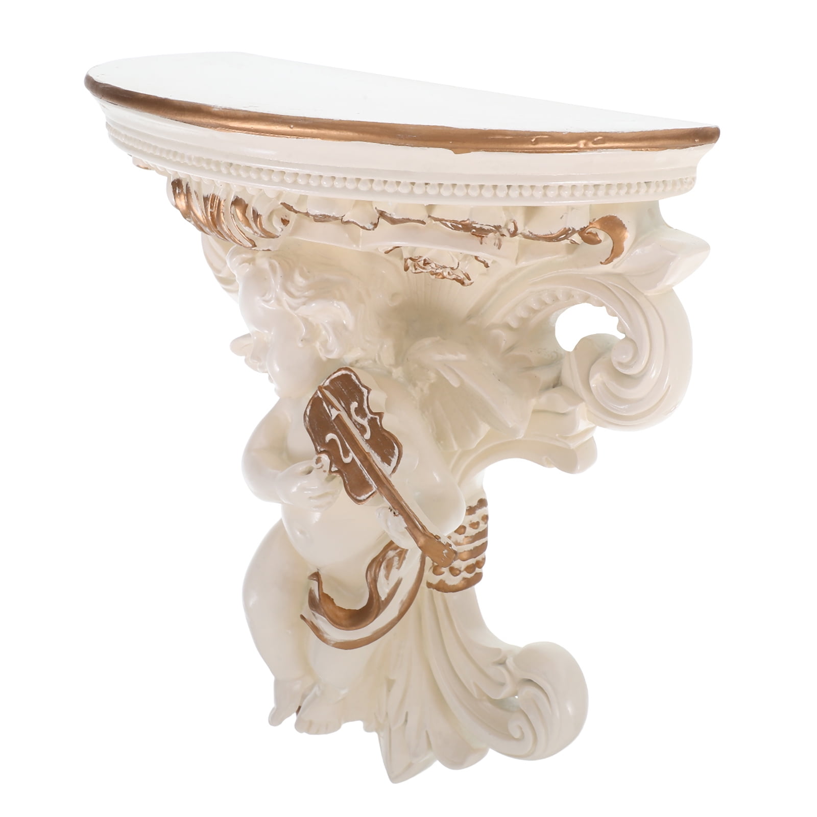 WORGEOUS Angel Wall-Mounted Sculpture Creative Cherub Shelf Cupid ...