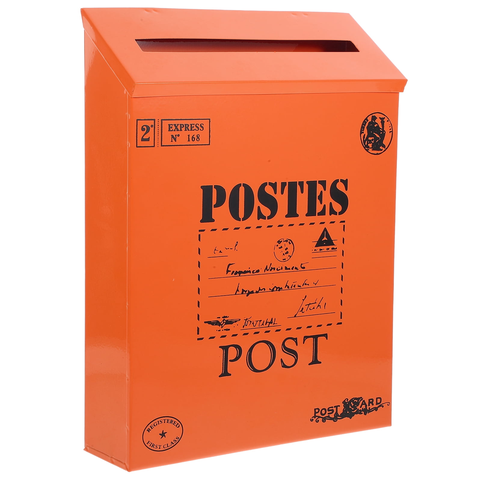 WORGEOUS Antique Letter Box Wall Mount Mailbox Outdoor Letter Box ...