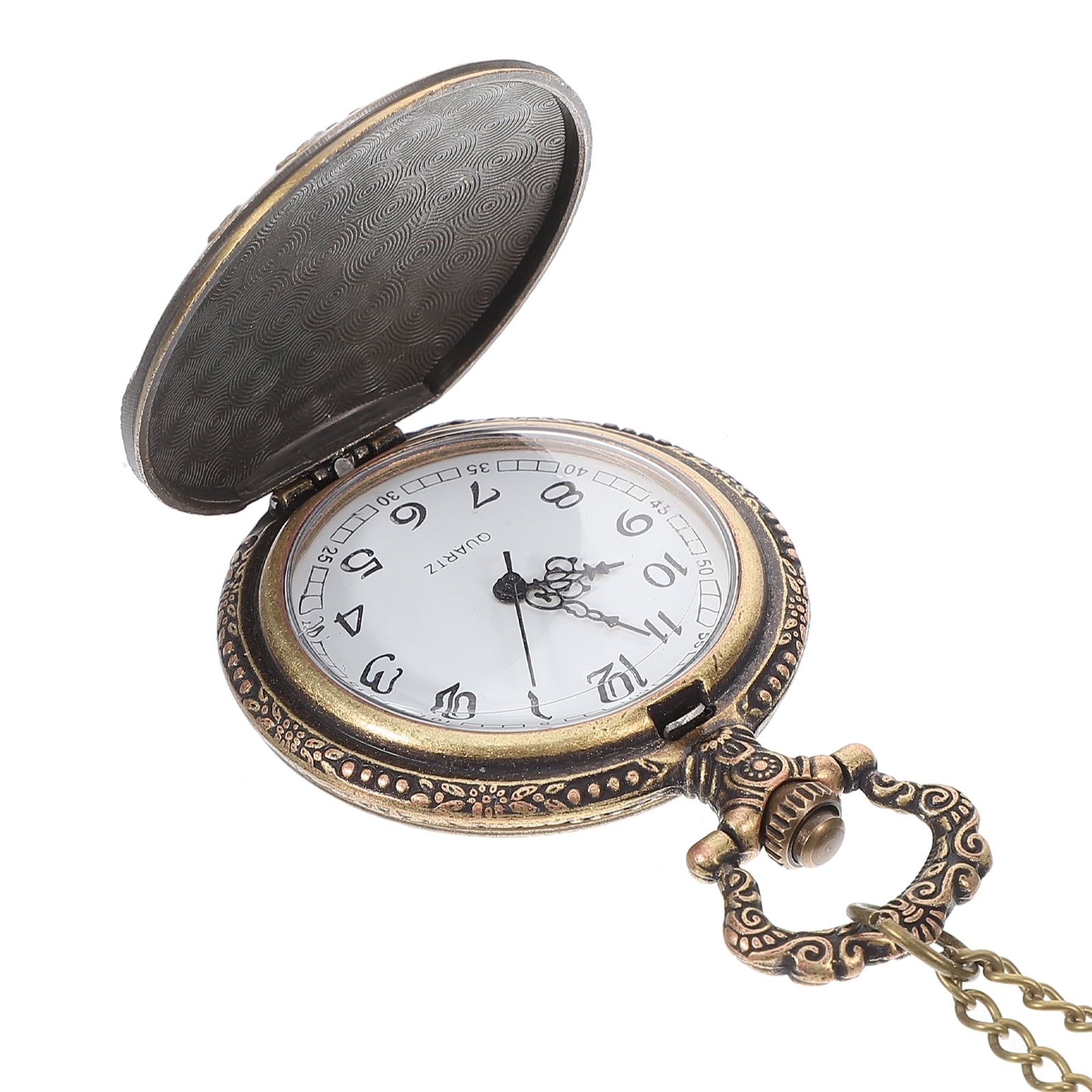 GETAJGHSD Alloy Pocket Watch Multi 1Pcs 2.8x1.8x0.3In - Walmart.com