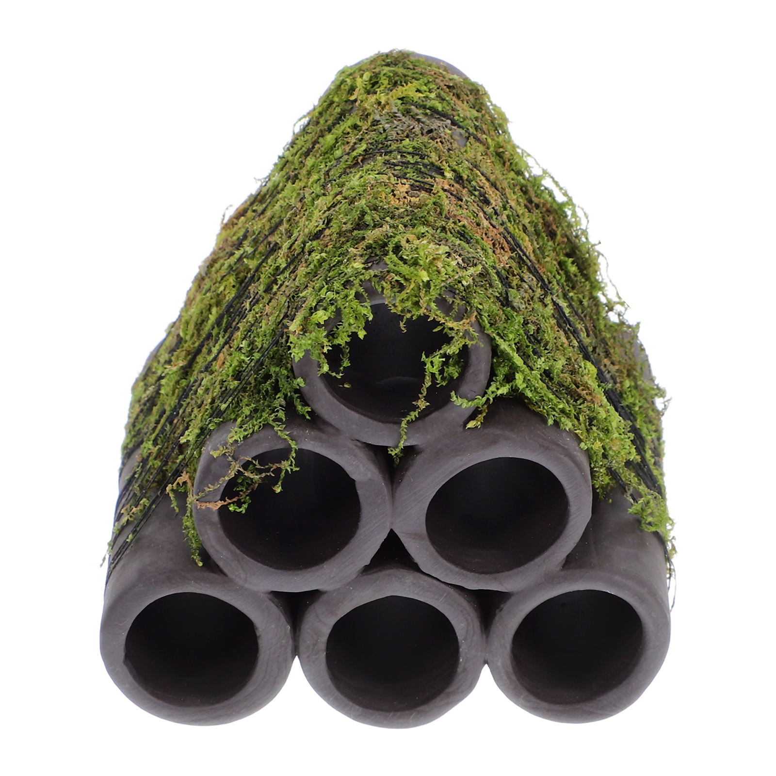 WORGEOUS Aquarium Breeding Cave Ceramic Shrimp Shelter Hide Spawning Tube Shrimp Habitat ...