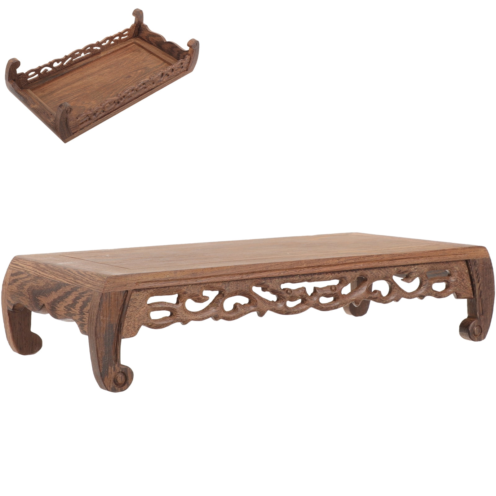 WORGEOUS Aquarium Craft Base Vase Display Stand Antique Display Stand ...