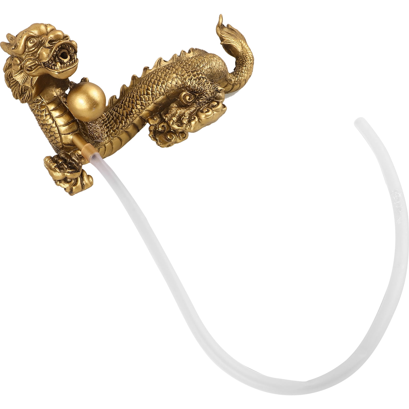 WORGEOUS Aquarium Fountain Spitter Decoration Dragon Shaped DIY Water ...