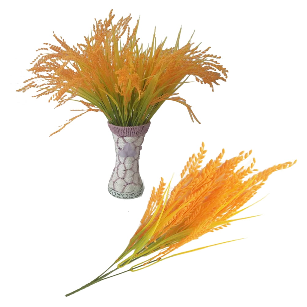 WORGEOUS Artificial Plants Wheat Decoration Grain High-grade Realistic ...