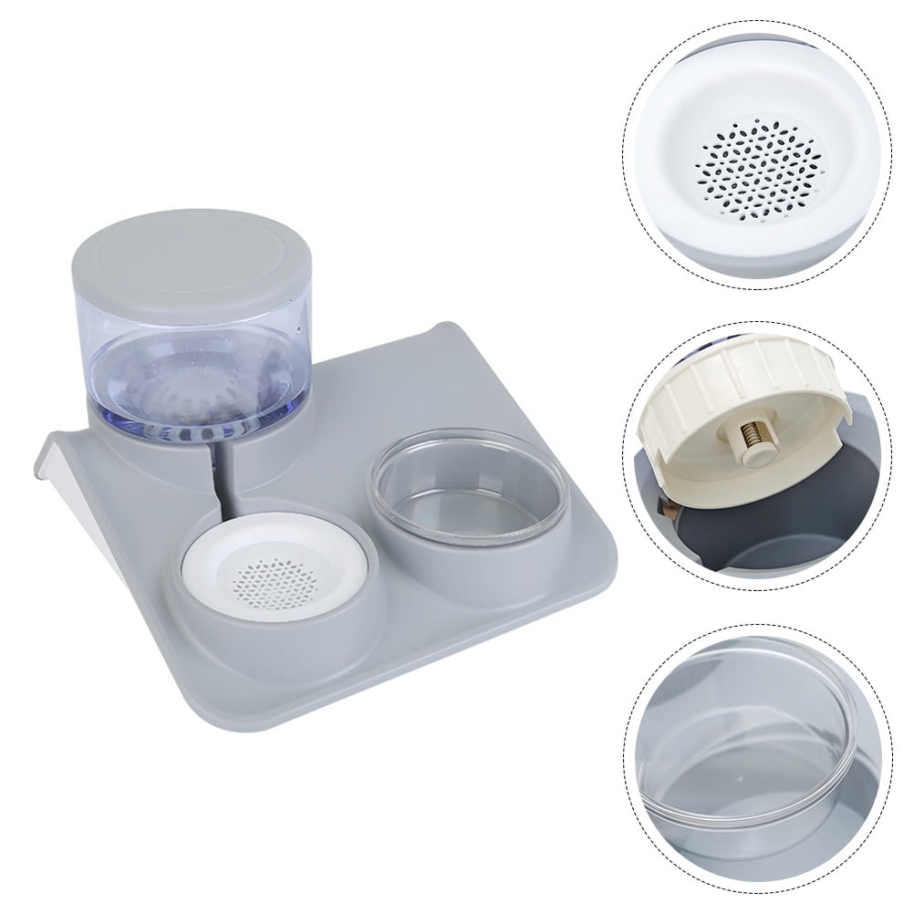 WORGEOUS Automatic Feeder Bowl for Cats and Dogs with Fresh Water ...