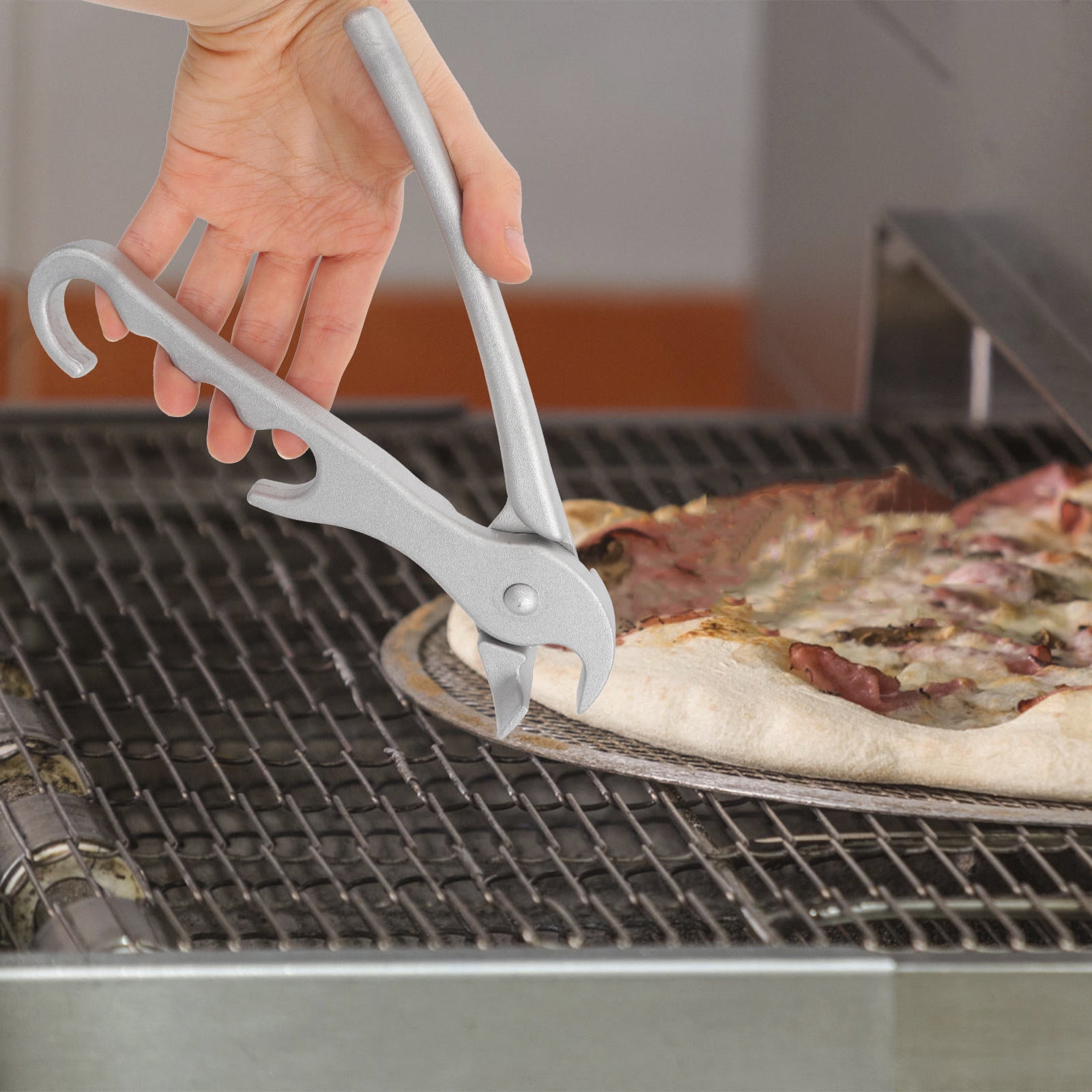WORGEOUS BBQ Tray Clip Grill Accessories for Outdoor Pizza Pan Gripper ...