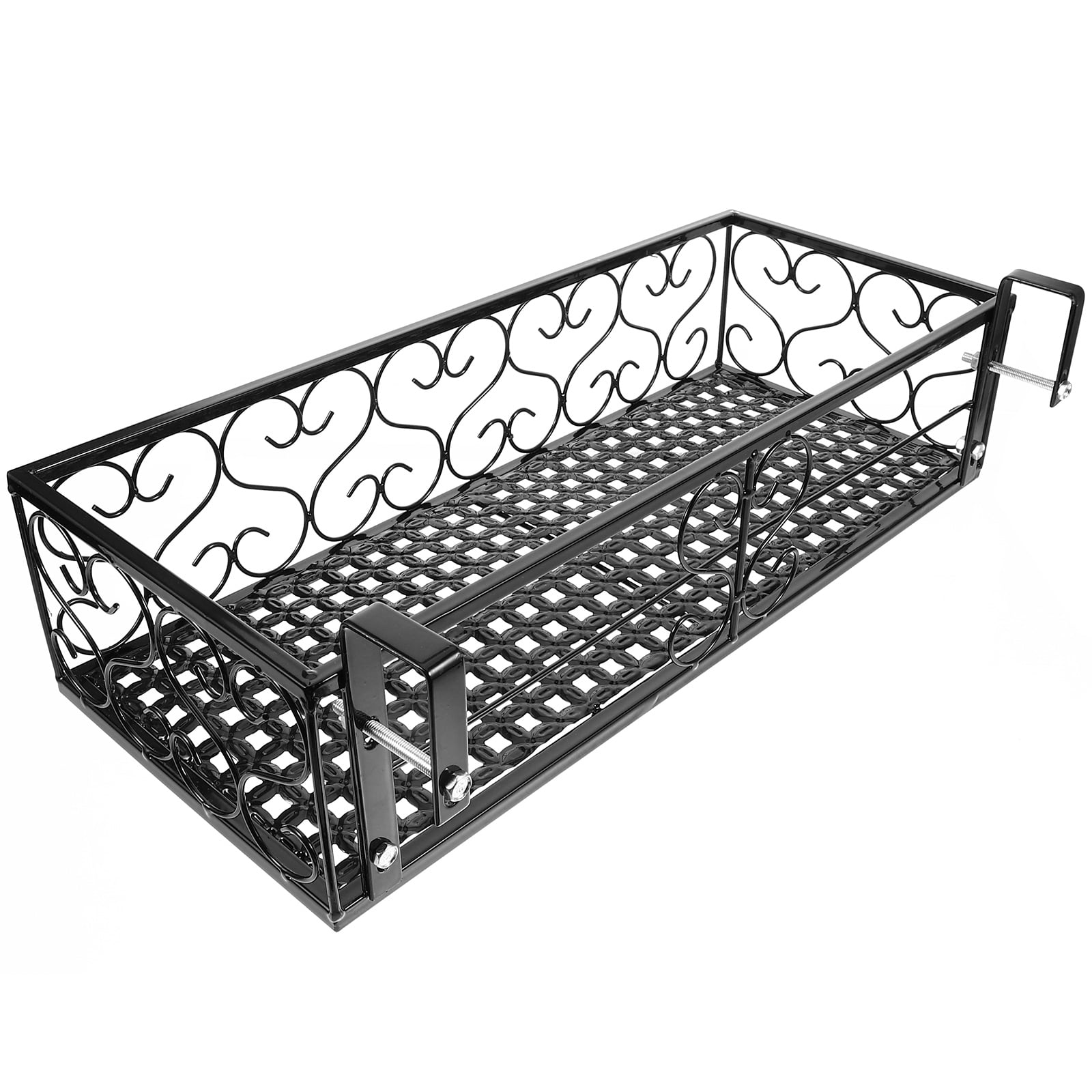 WORGEOUS Balcony Flowerpot Hanging Rack Plant Pot Storage Rack Hanging ...