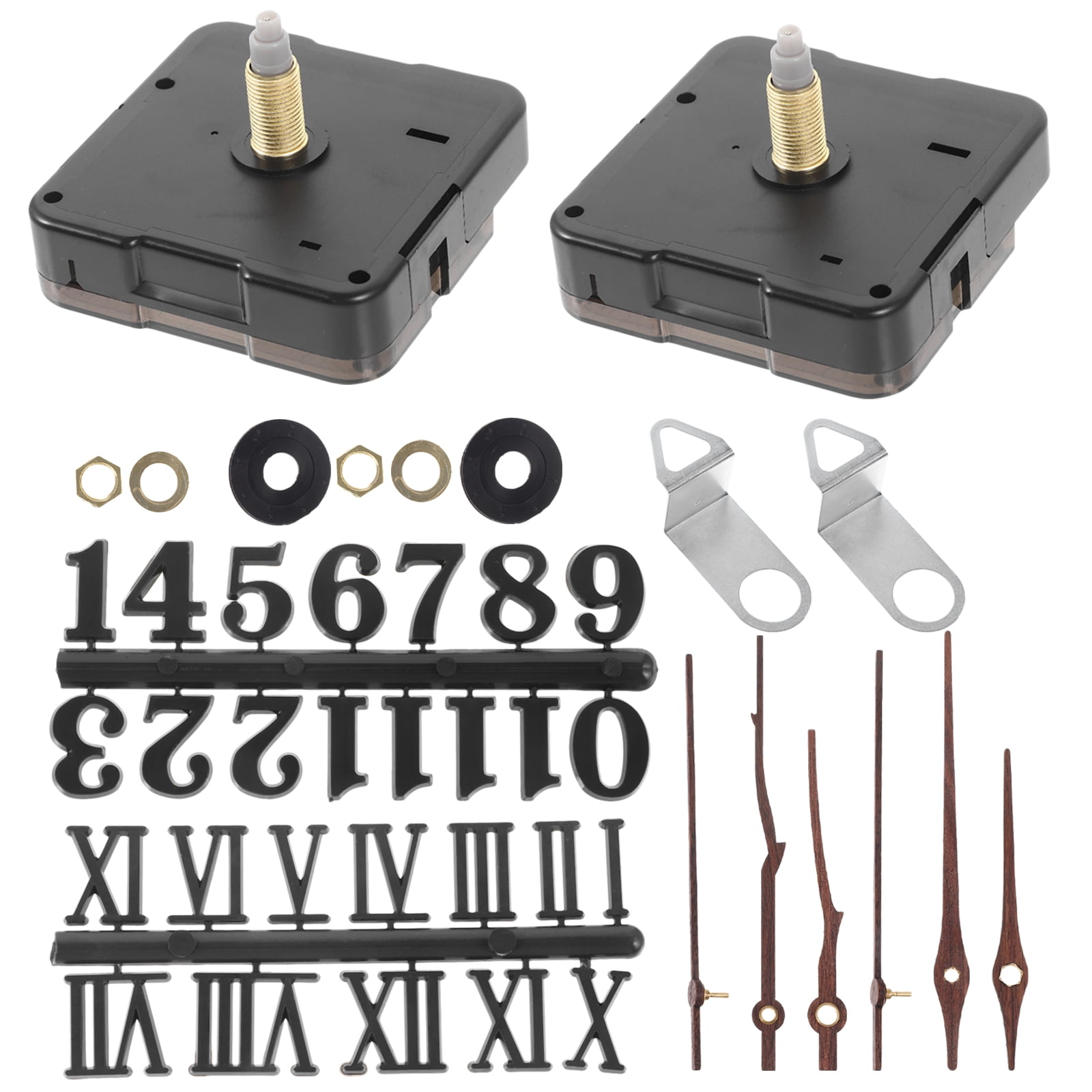 WORGEOUS Battery Clock Replacement Mechanism Numbers Clocks Analog Kit ...